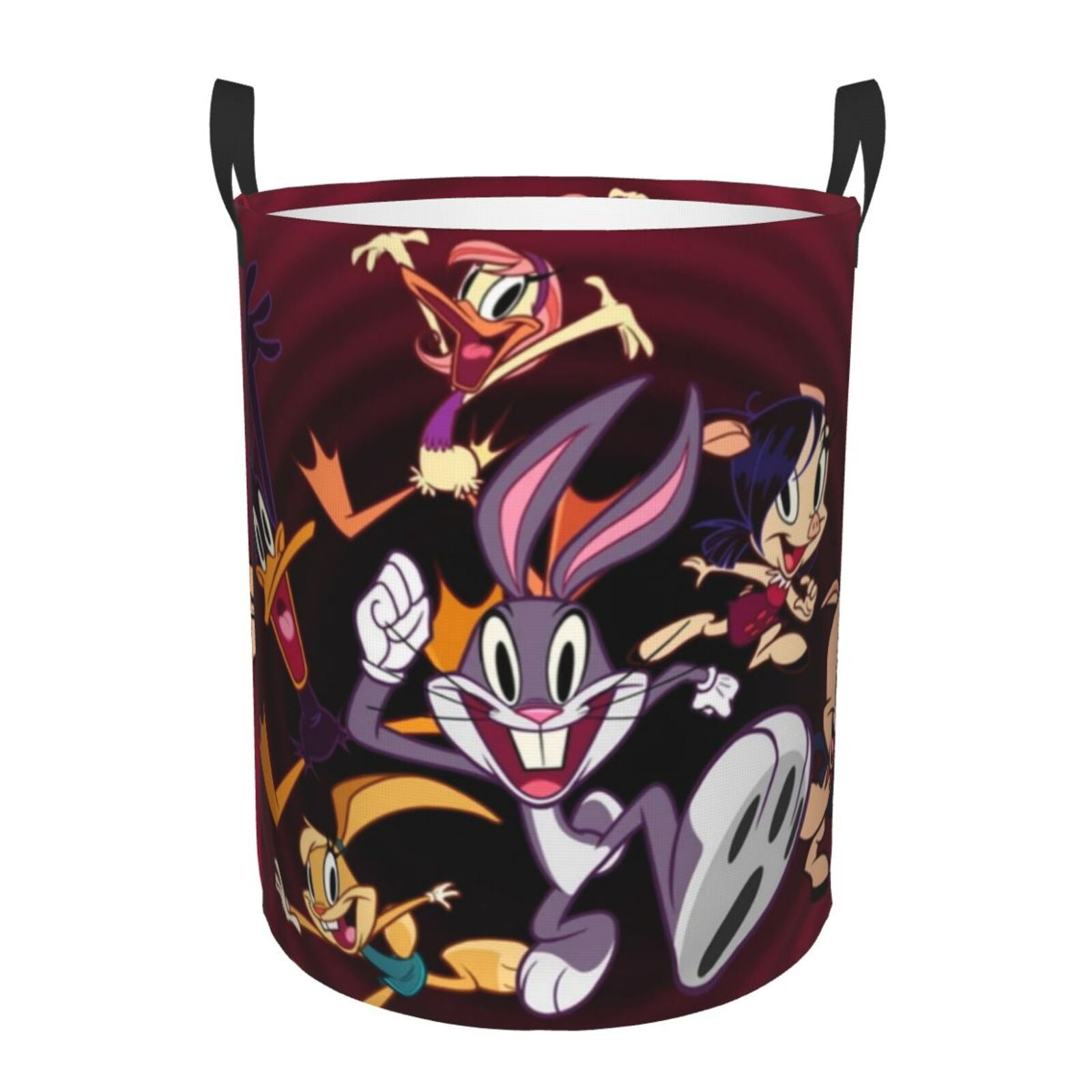 Looney Tunes Cartoons Laundry Hamper Basket with Handles, Lightweight ...