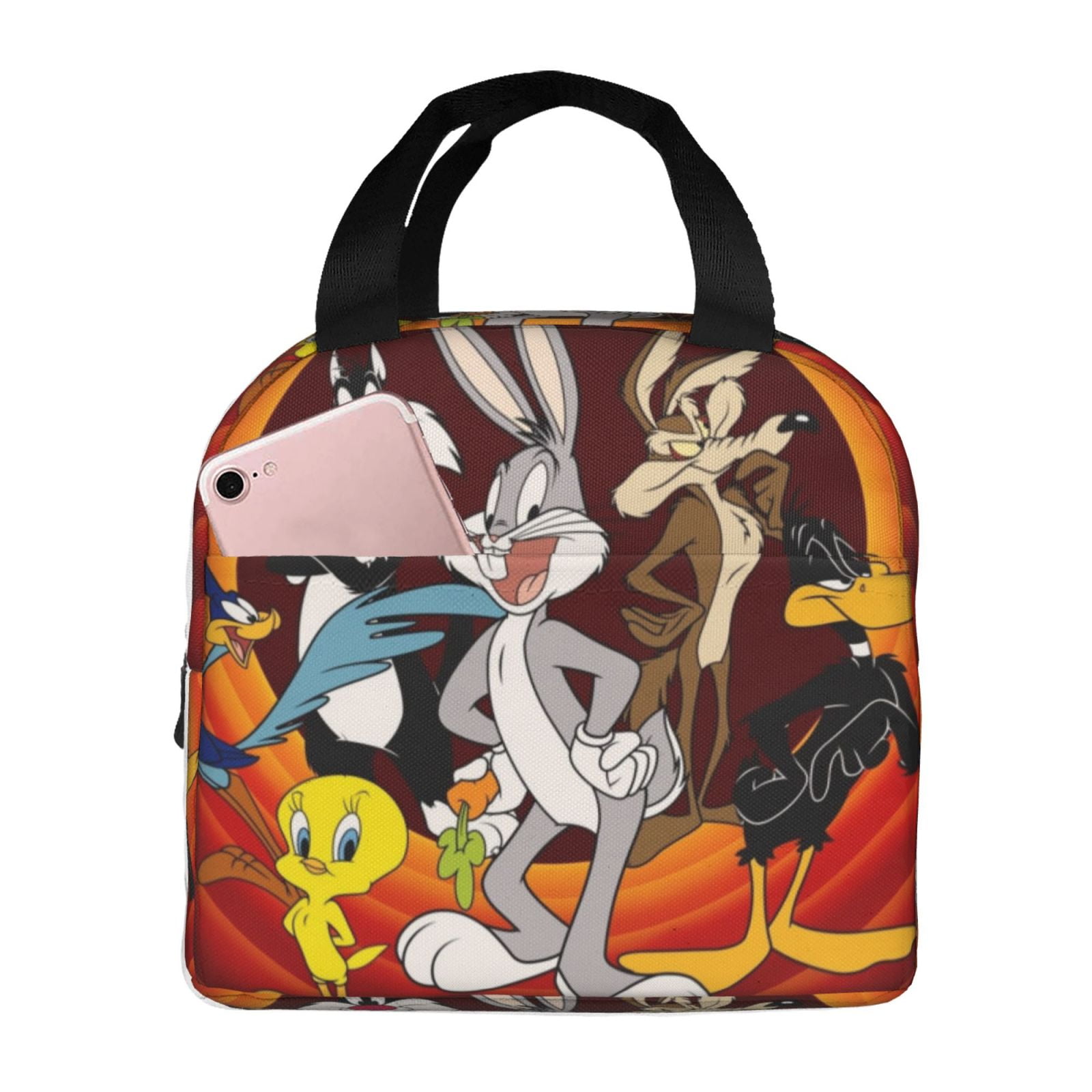 Looney Tunes Cartoons Lunch Bag, Insulated Lunch Box Large Capacity ...