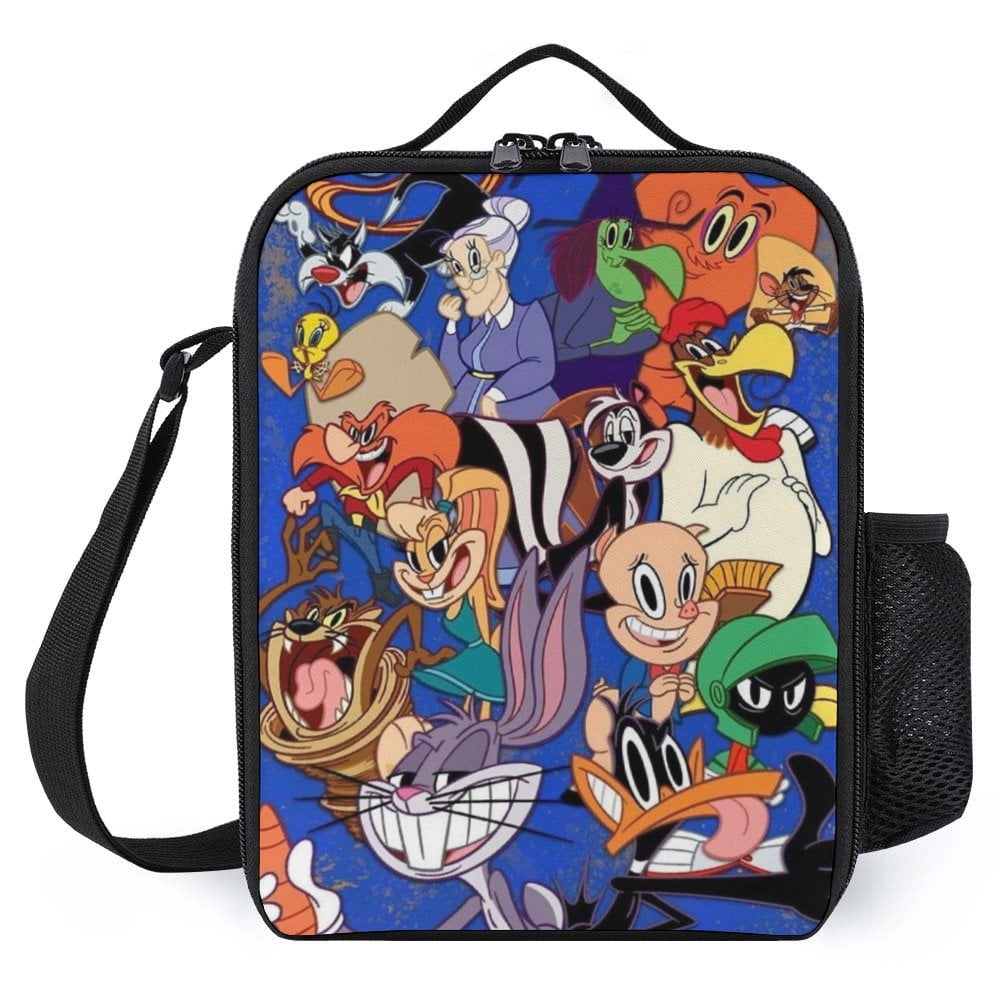 Looney Tunes Cartoons Lunch Bag, Insulated Lunch Box Large Capacity ...