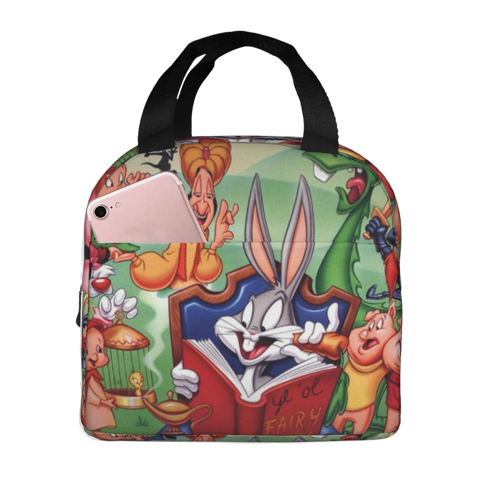 Looney Tunes Cartoons Lunch Bag, Insulated Lunch Box Large Capacity ...