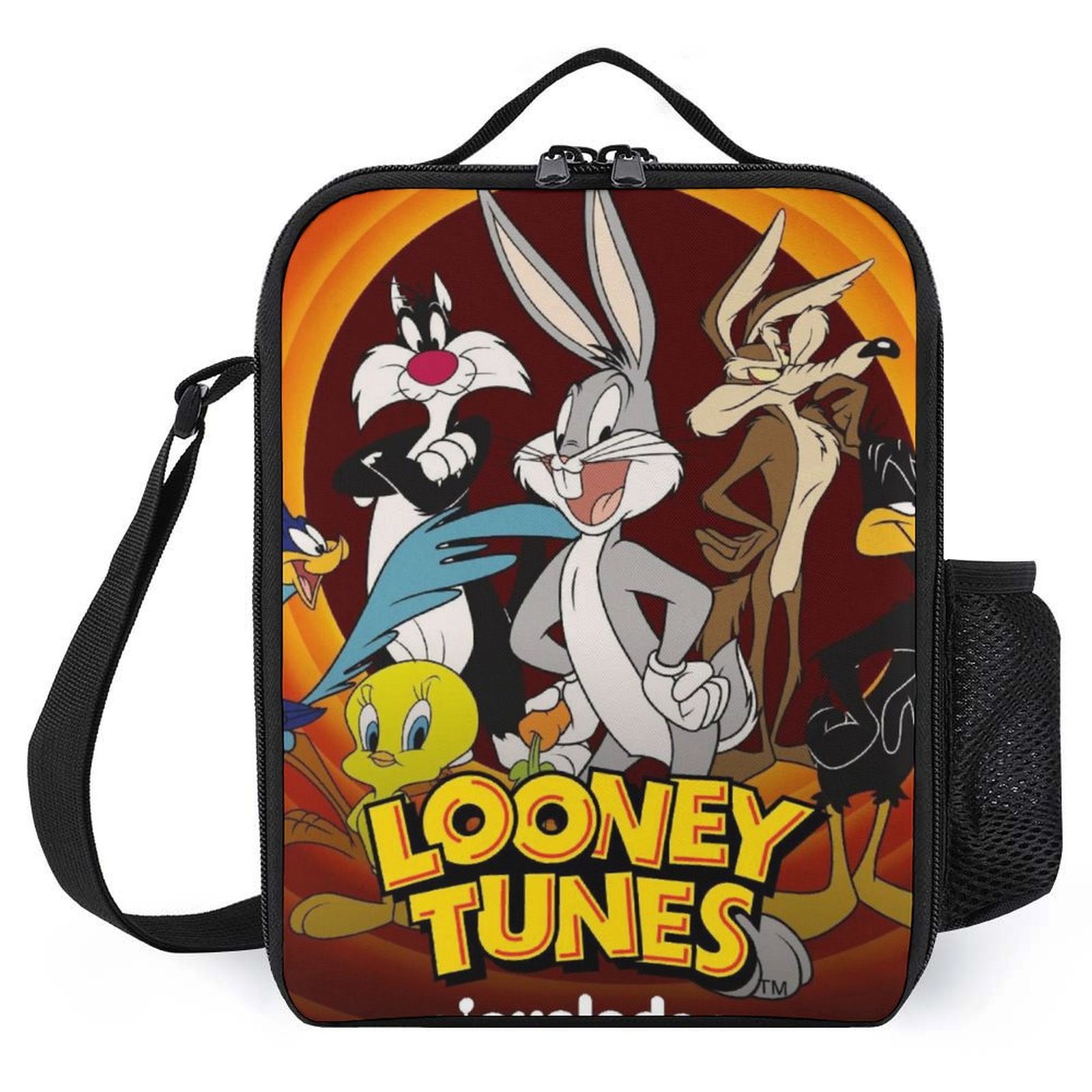 Looney Tunes Cartoons Lunch Bag Insulated, Lunch Box Bag Reusable Lunch ...