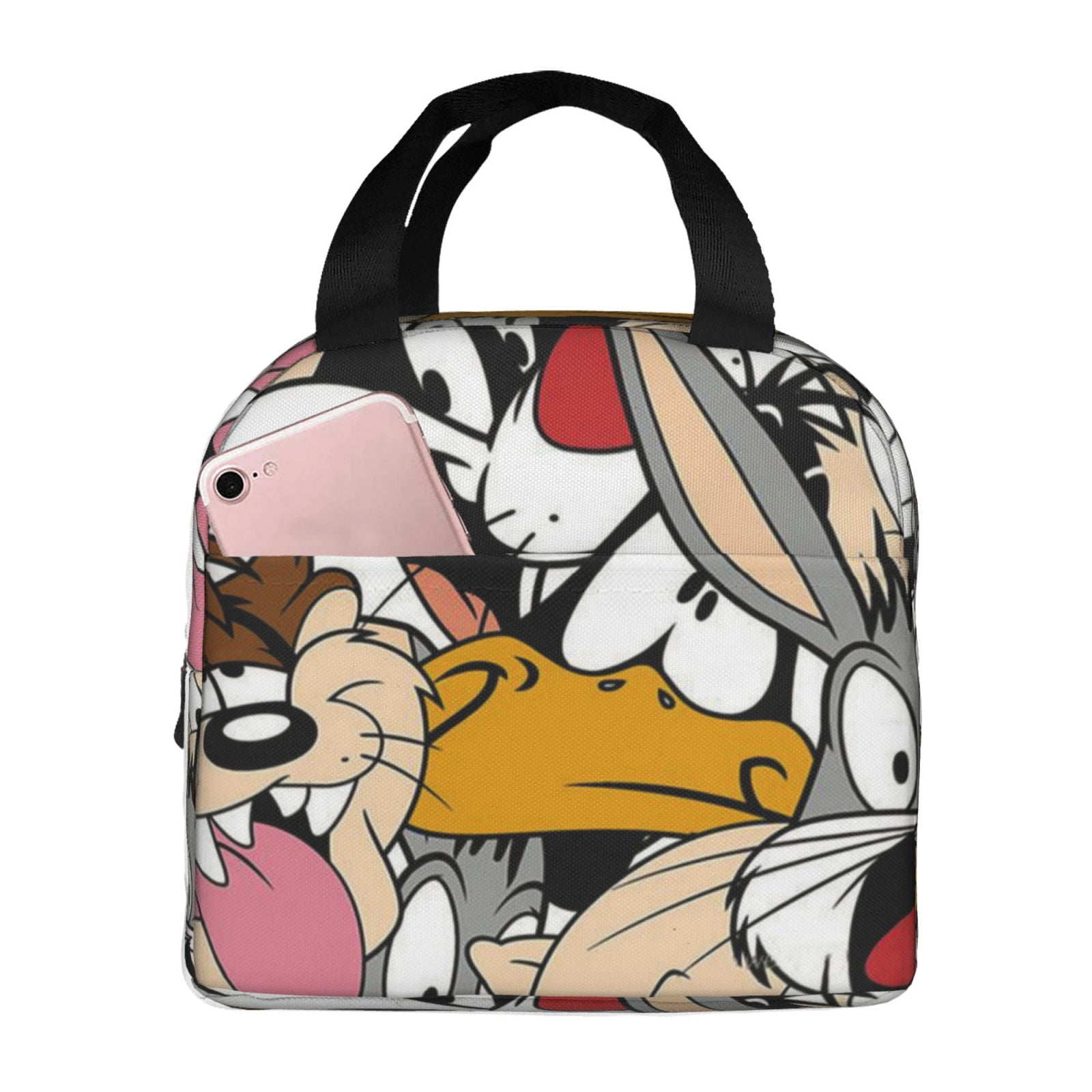 Looney Tunes Cartoons Lunch Bag, Insulated Lunch Box Large Capacity ...