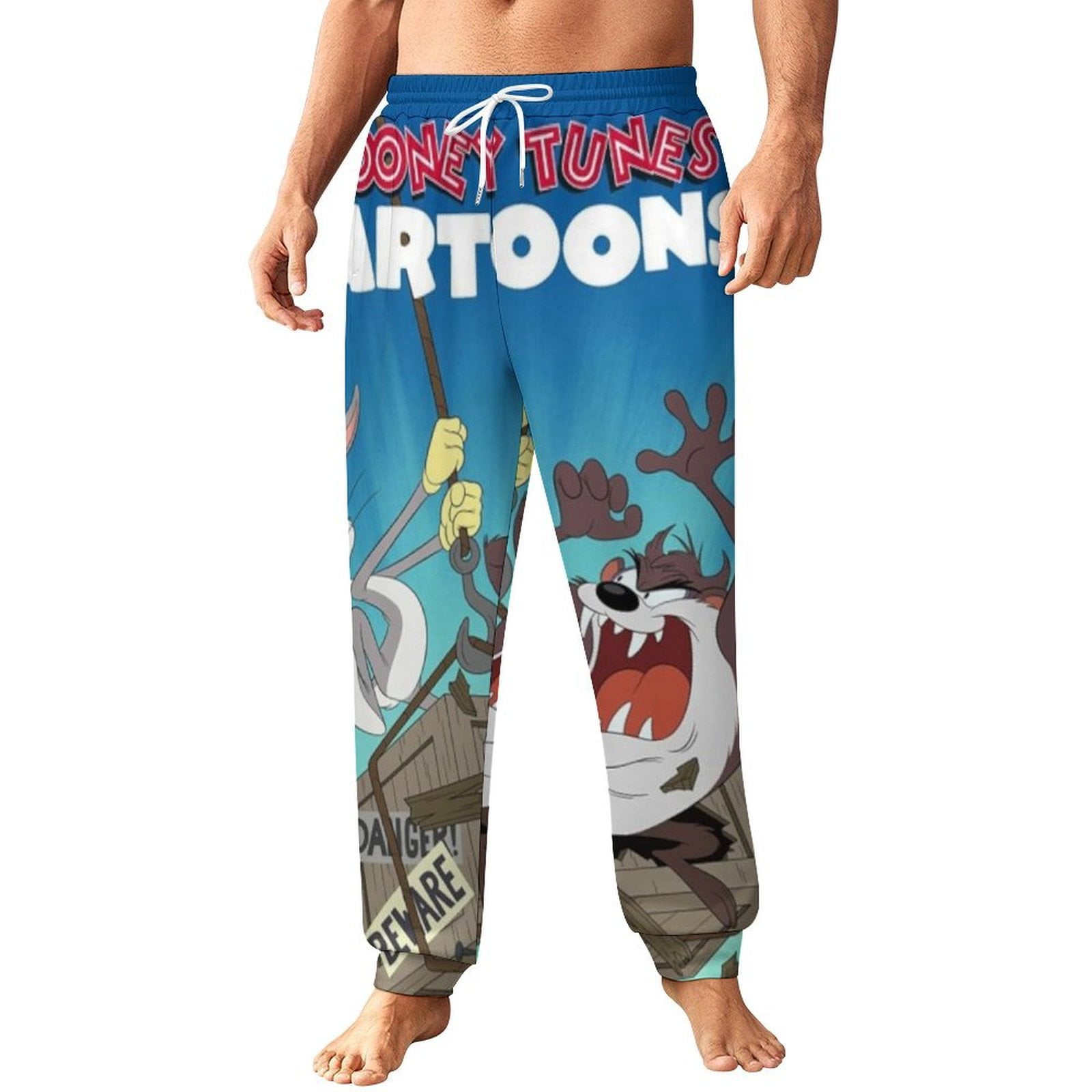 Looney Tunes Cartoons Men's Athletic Joggers Stretch Sweatpants Running ...