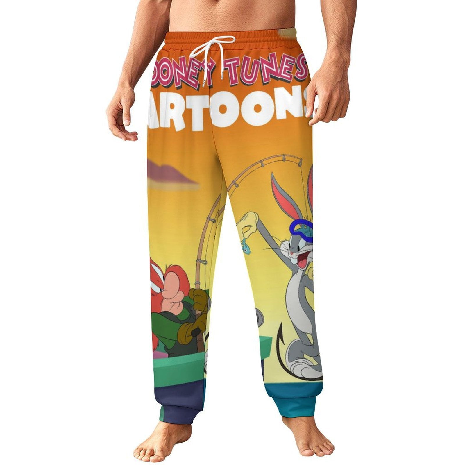 Looney Tunes Cartoons Men's Athletic Joggers Stretch Sweatpants Running ...