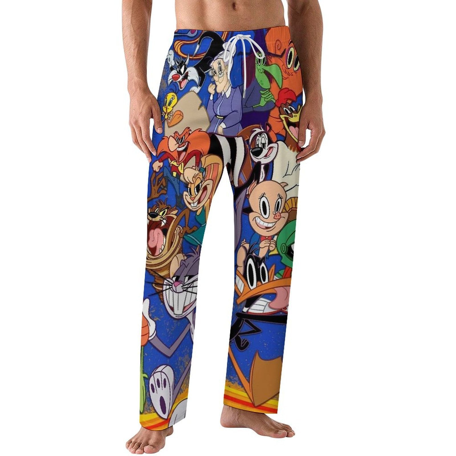 Looney Tunes Cartoons Men's Pajama Pants Ultra Lightweight Pjs Bottoms ...