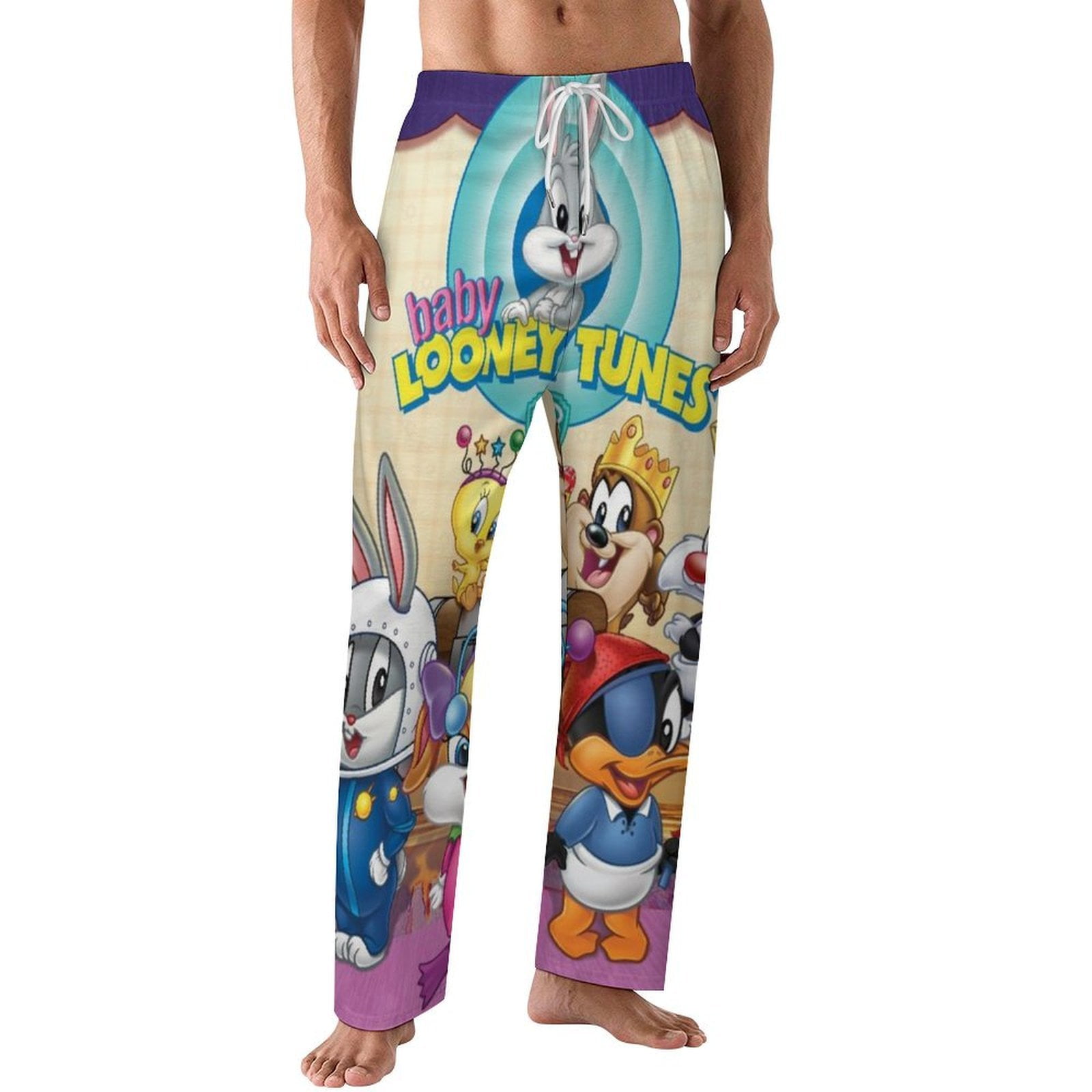 Looney Tunes Cartoons Men's Pajama Pants Ultra Lightweight Pjs Bottoms ...