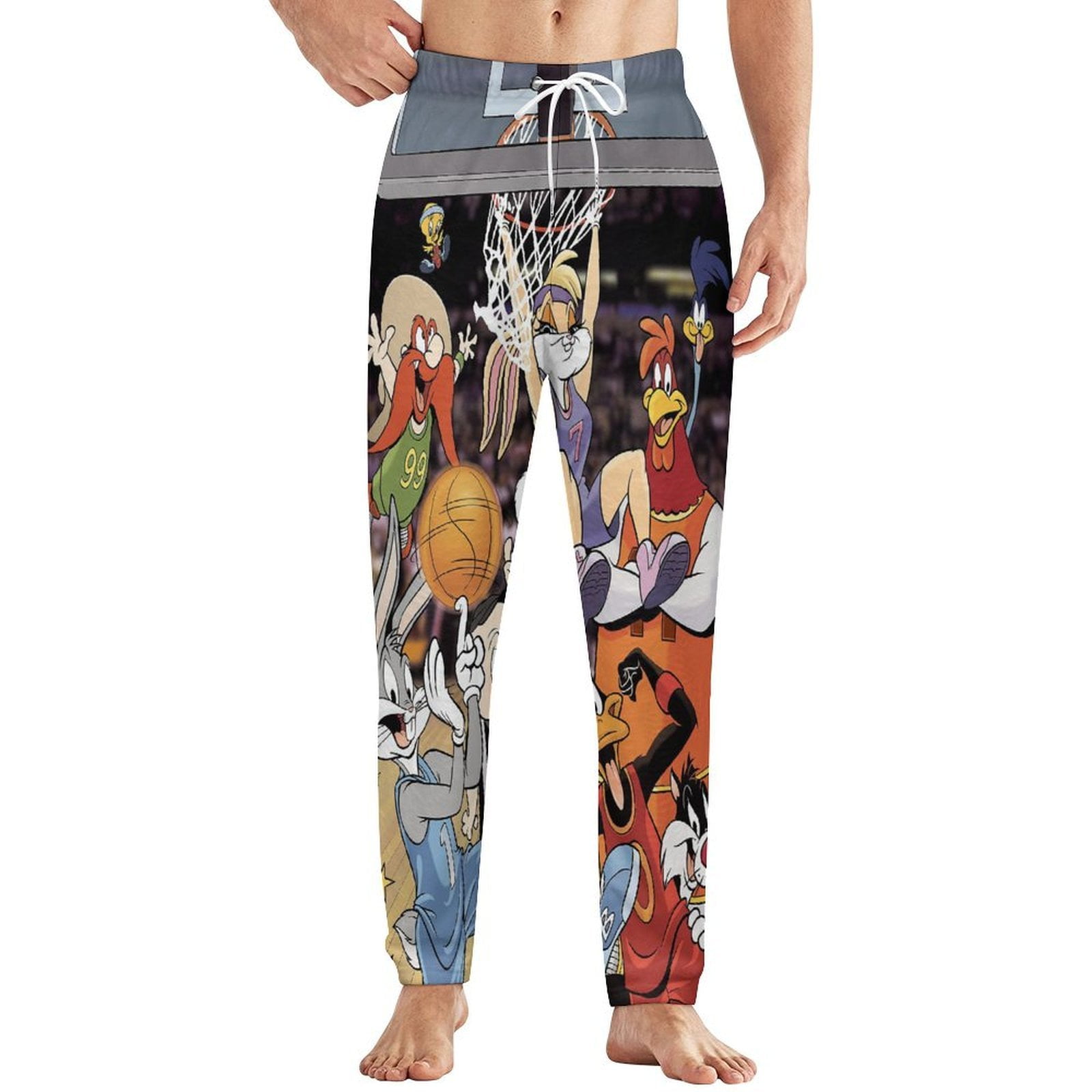 Looney Tunes Cartoons Mens Pajama Pants Microfleece Pajama Bottoms ...