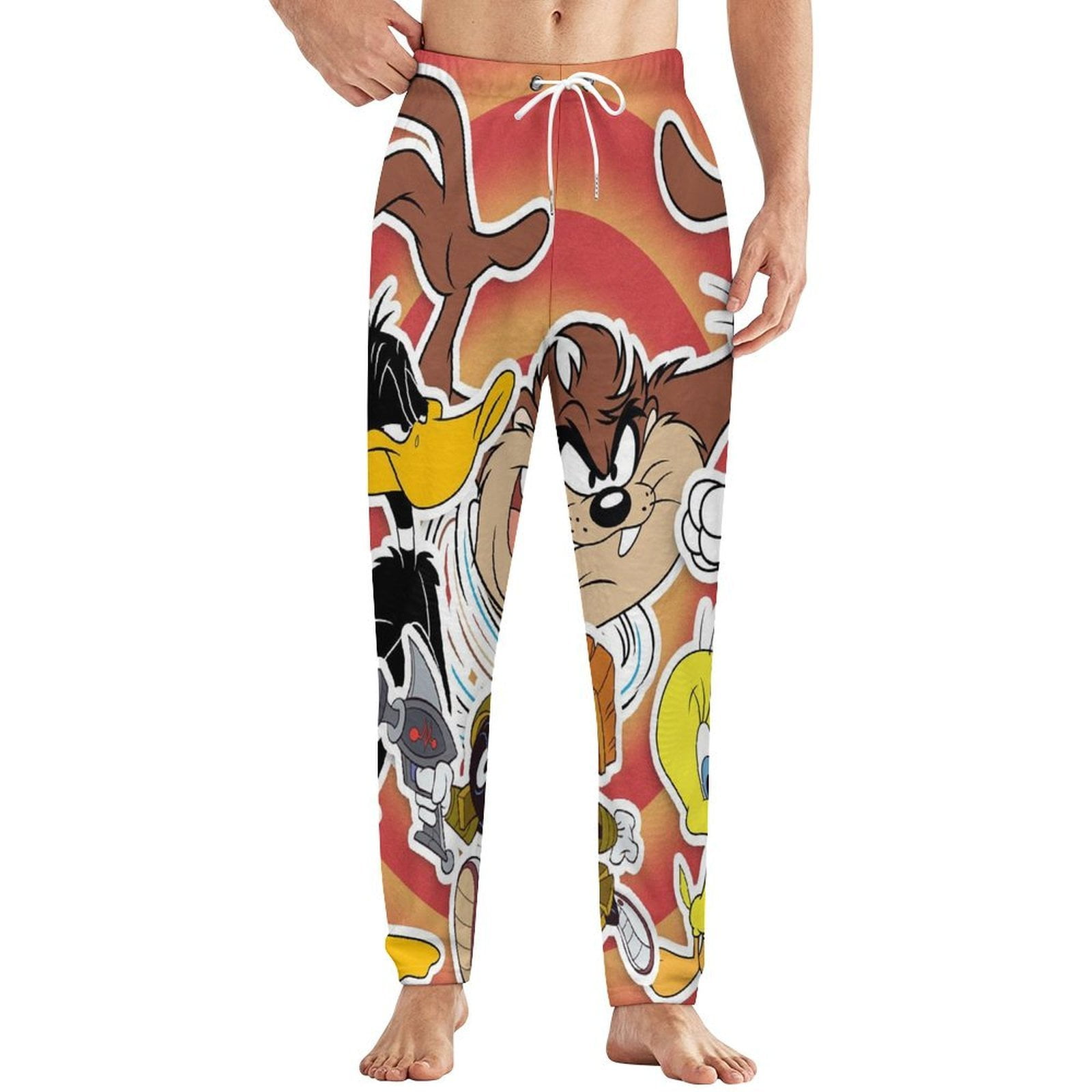 Looney Tunes Cartoons Mens Pajama Pants Microfleece Pajama Bottoms ...