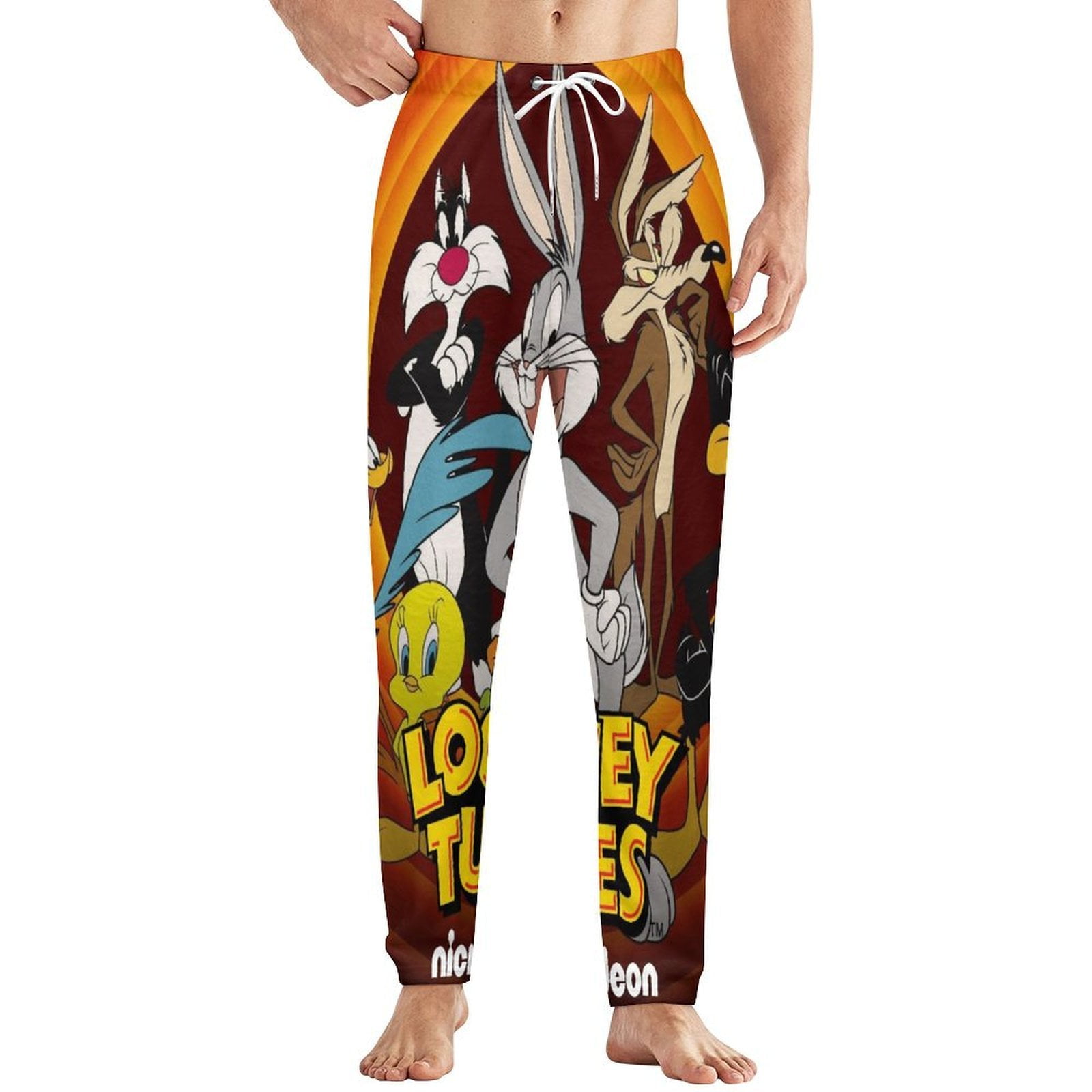 Looney Tunes Cartoons Mens Pajama Pants Microfleece Pajama Bottoms ...