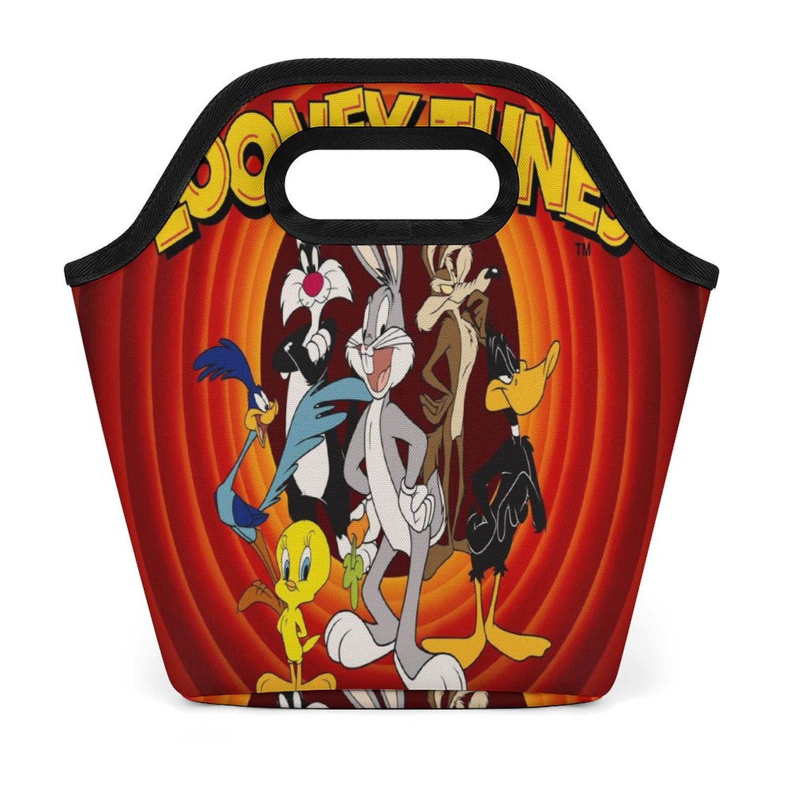 Looney Tunes Cartoons Portable Lunch Bag Insulated Lunch Box Reusable ...