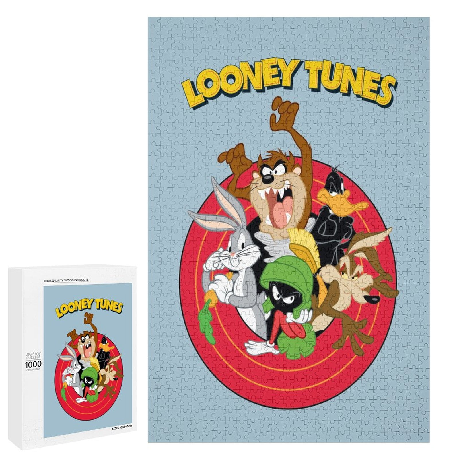 Looney Tunes Cartoons Puzzle For Adults & Kids - 1000 PCS Jigsaw Puzzle ...