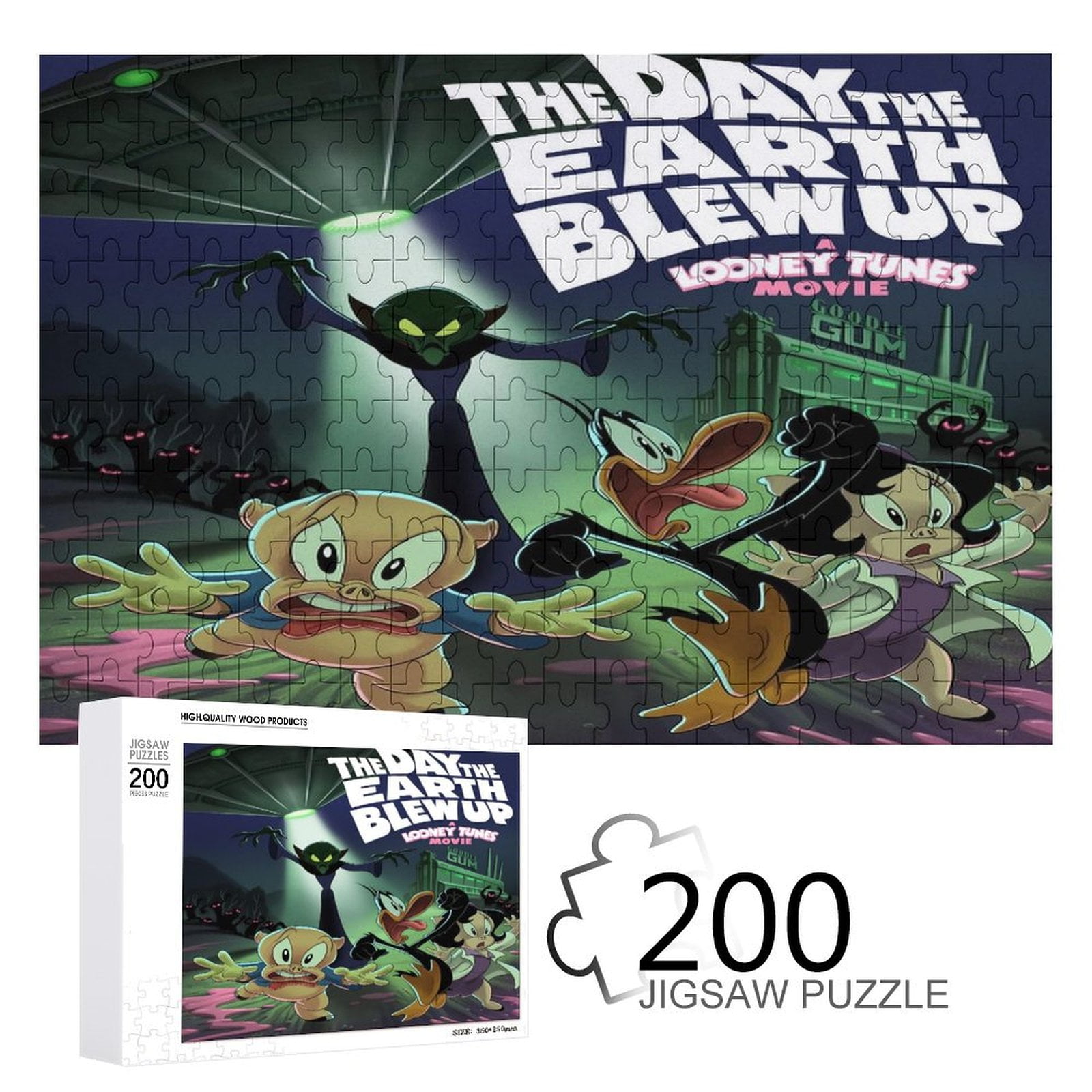 Looney Tunes Cartoons Puzzle For Adults & Kids - 200 PCS Jigsaw Puzzle ...