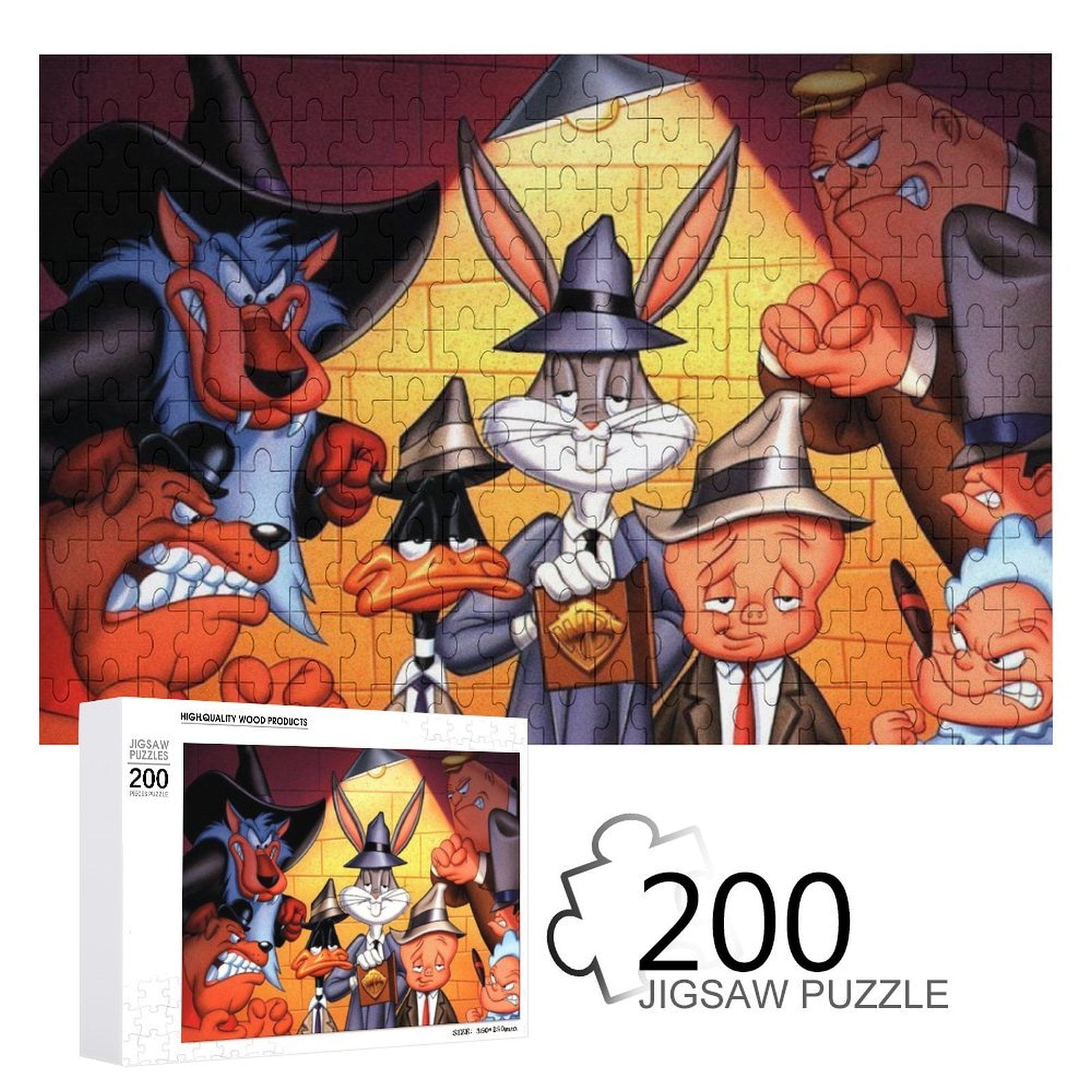 Looney Tunes Cartoons Puzzle For Adults & Kids - 200 Piece Jigsaw ...