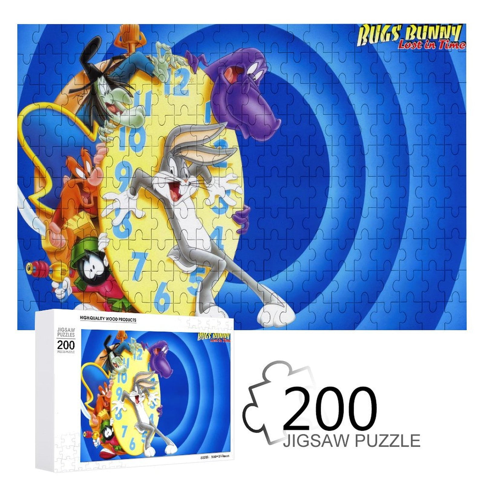 Looney Tunes Cartoons Puzzle For Adults & Kids - 200 Piece Jigsaw ...