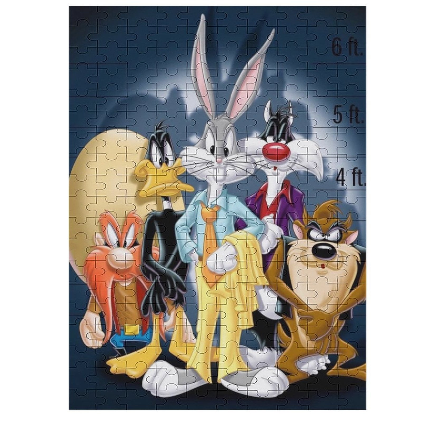 Looney Tunes Cartoons Puzzle For Adults & Kids - 200 Piece Jigsaw ...