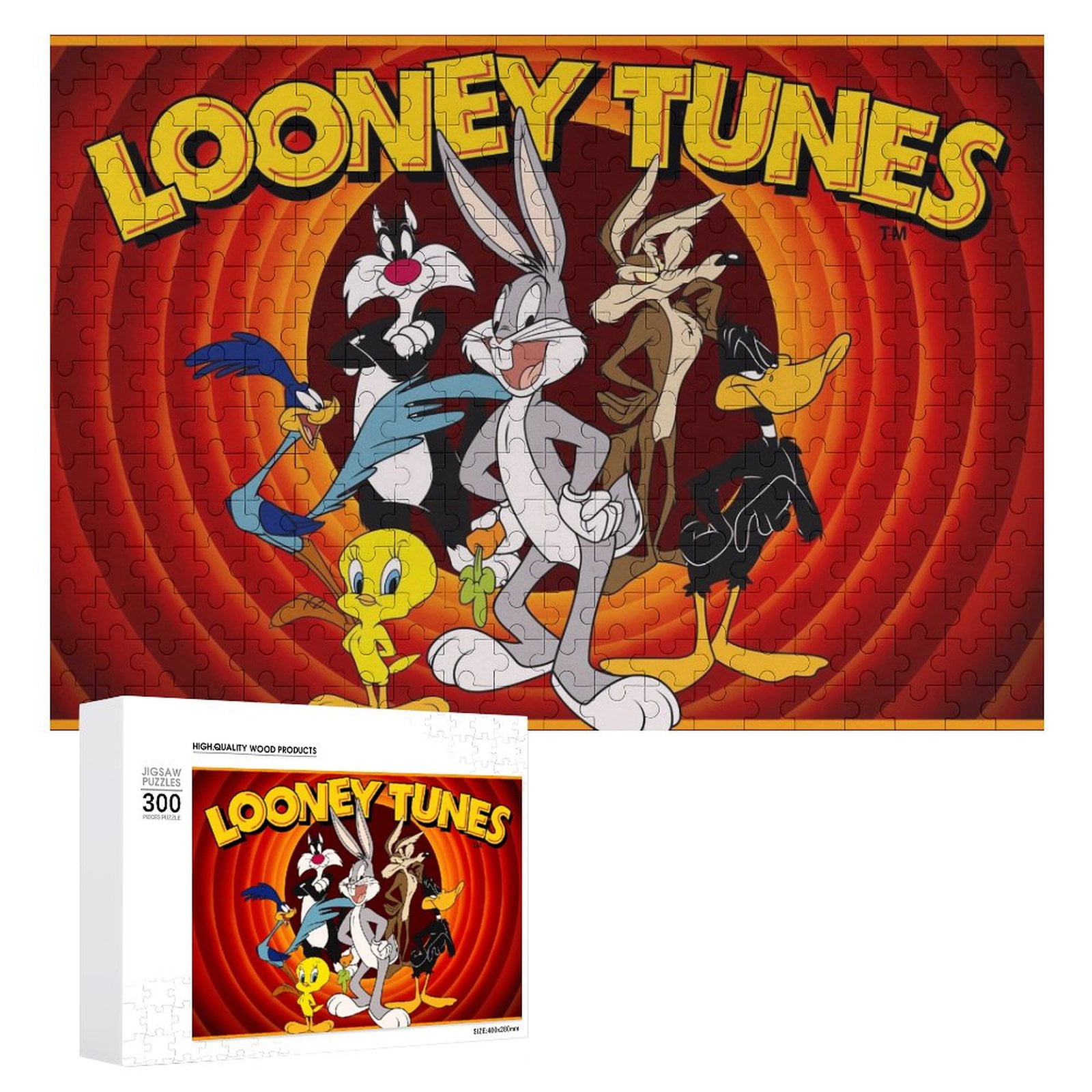 Looney Tunes Cartoons Puzzle For Adults & Kids - 300 PCS Jigsaw Puzzle ...