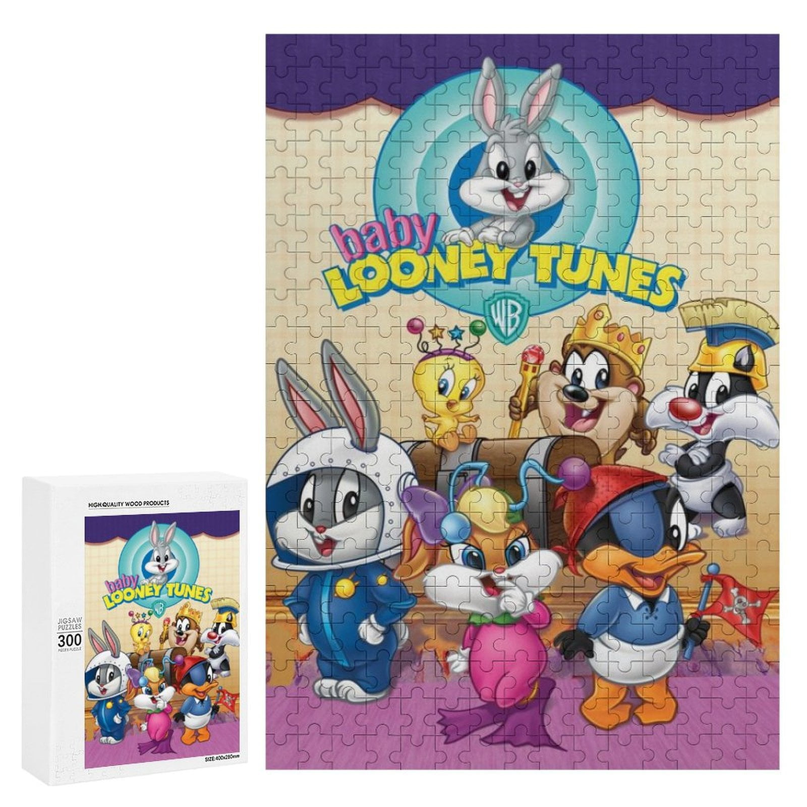 Looney Tunes Cartoons Puzzle For Adults & Kids - 300 PCS Jigsaw Puzzle ...
