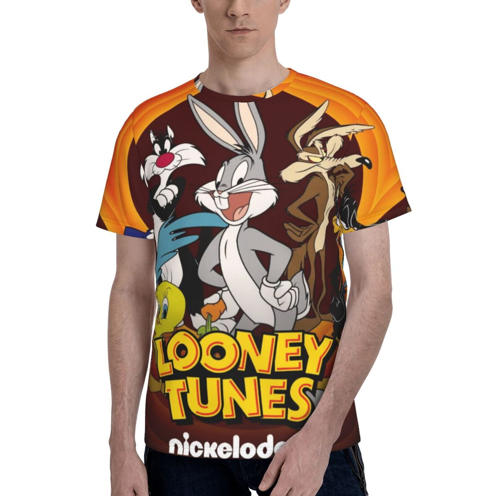 Looney Tunes Cartoons T-Shirts 3d Printed Short Sleeve Tee Shirt For ...