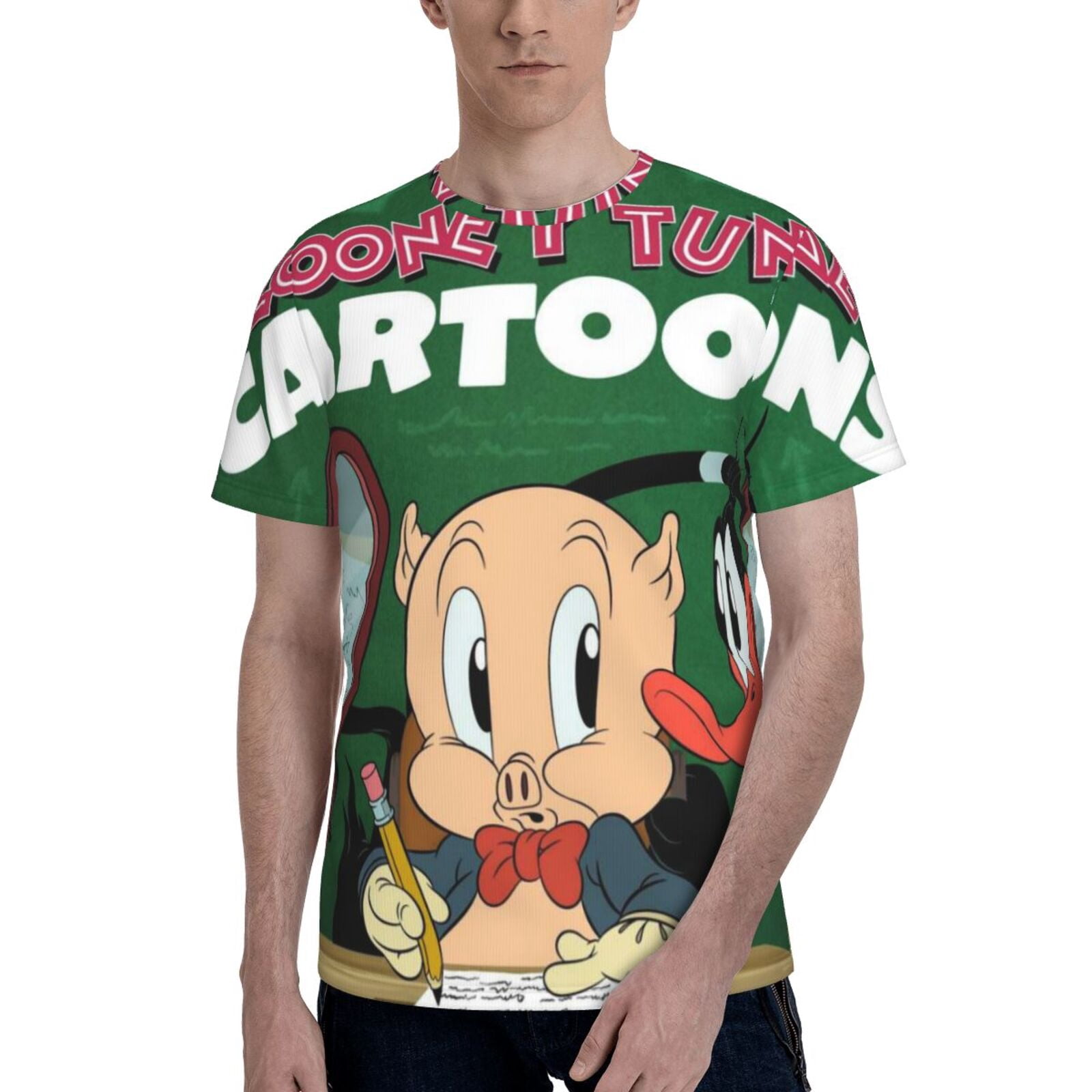 Looney Tunes Cartoons T-Shirts 3d Printed Short Sleeve Tee Shirt For ...