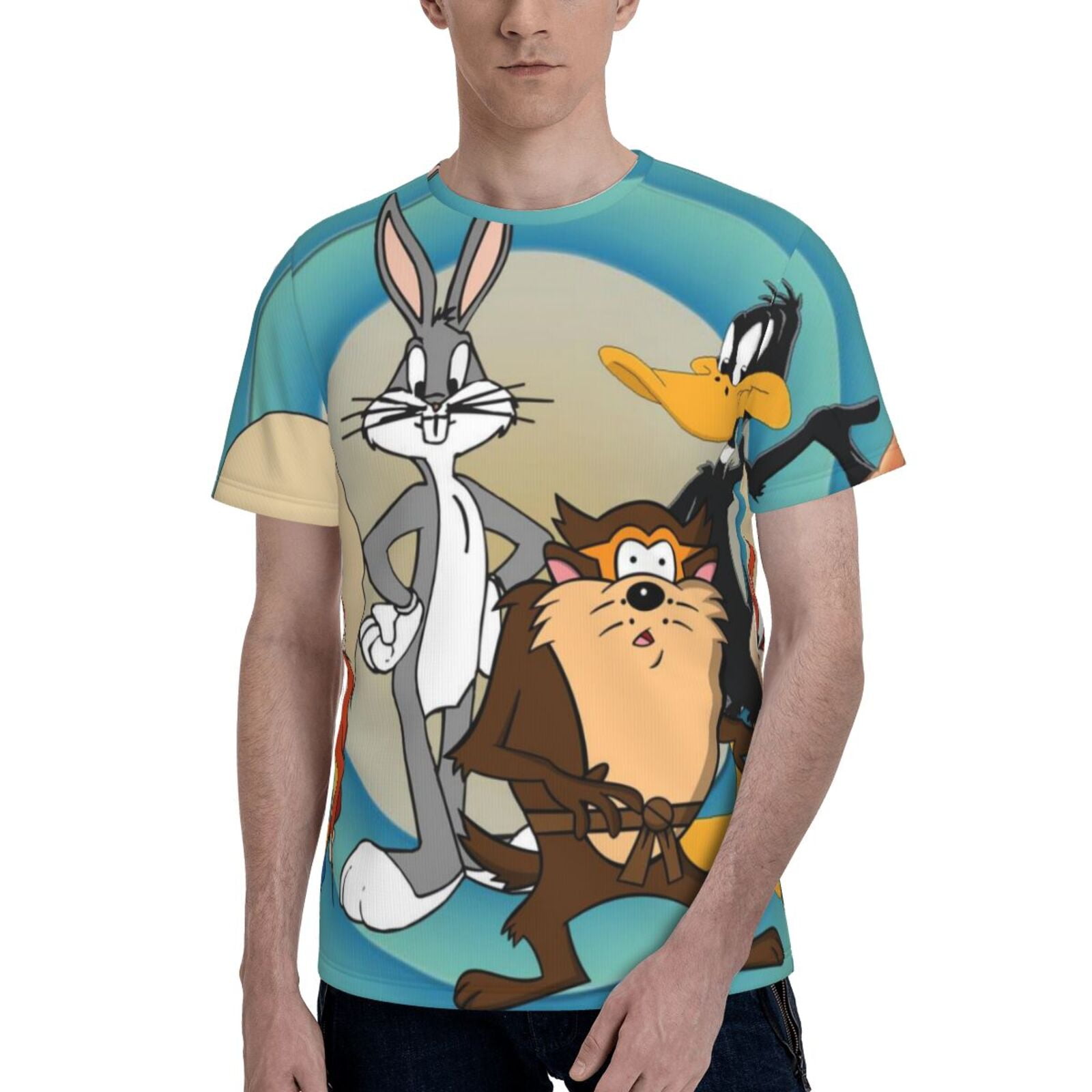 Looney Tunes Cartoons T-Shirts 3d Printed Short Sleeve Tee Shirt For ...