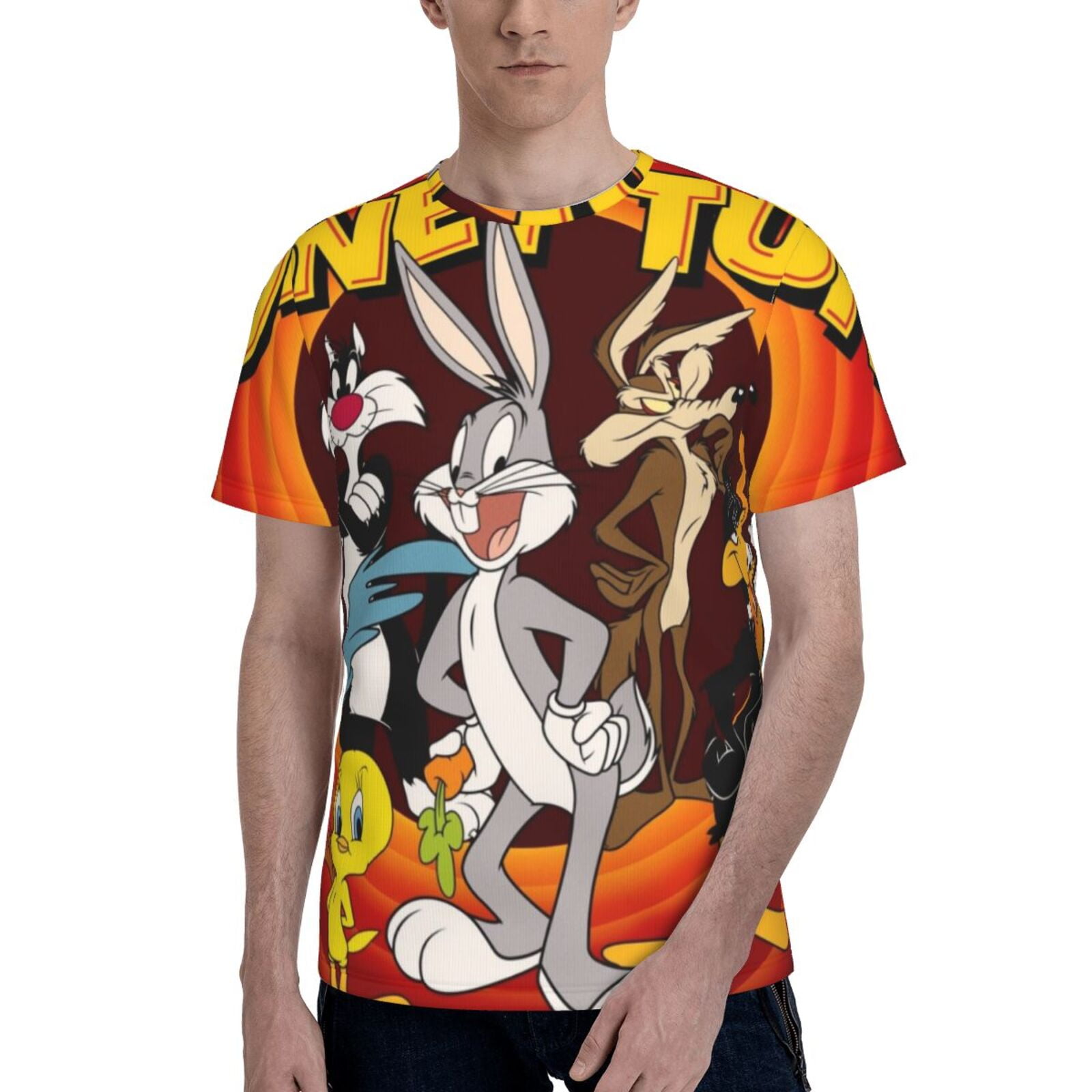 Looney Tunes Cartoons T-Shirts 3d Printed Short Sleeve Tee Shirt For ...