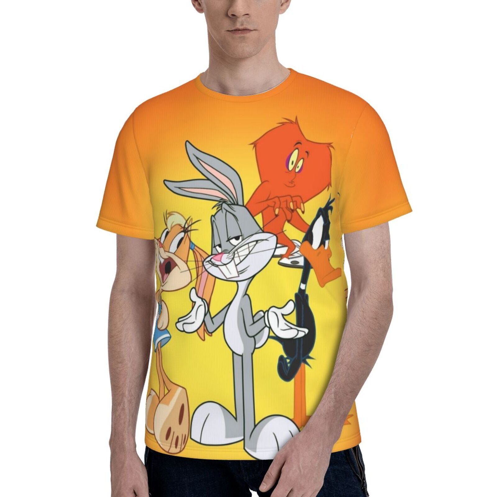 Looney Tunes Cartoons T-Shirts 3d Printed Short Sleeve Tee Shirt For ...