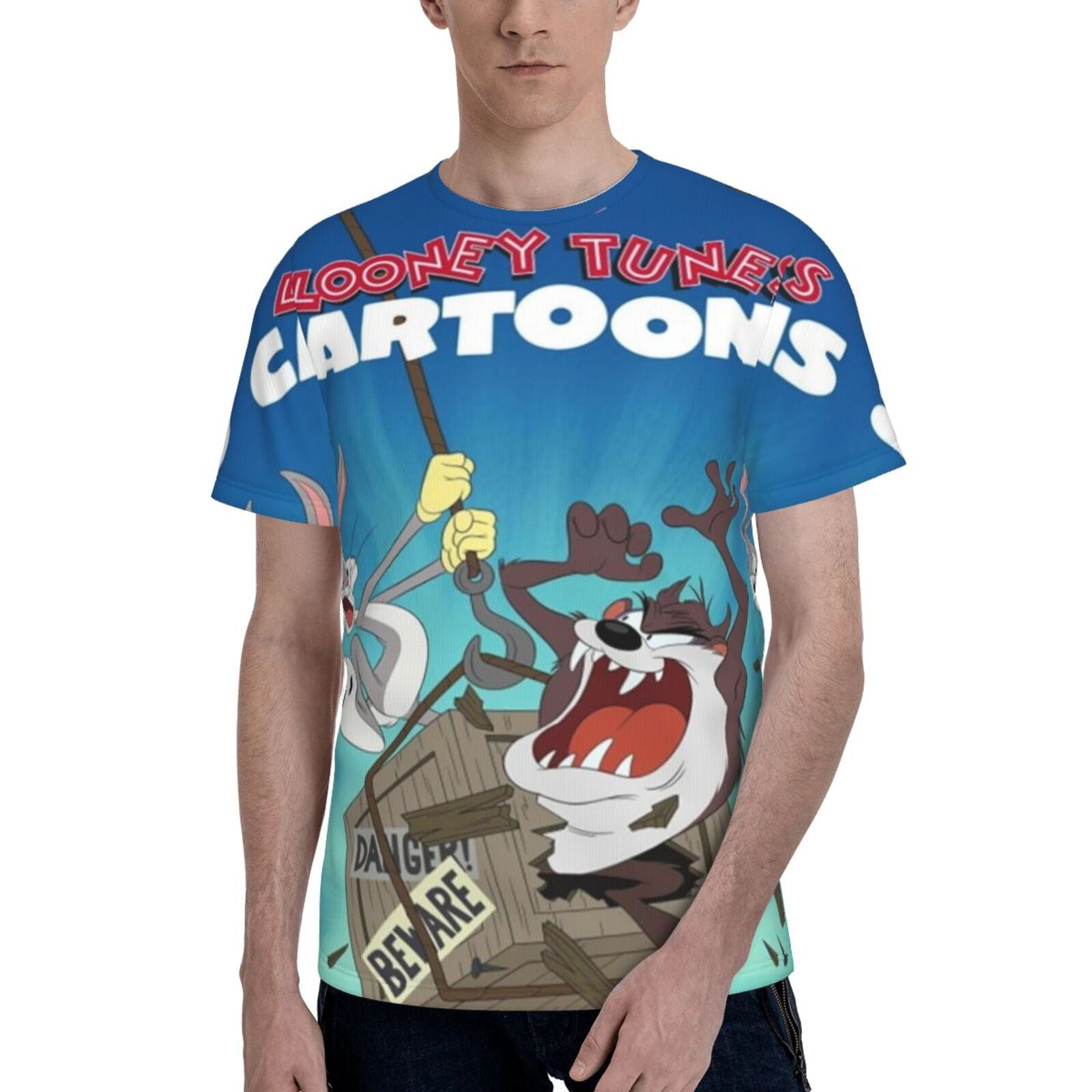 Looney Tunes Cartoons T-Shirts 3d Printed Short Sleeve Tee Shirt For ...
