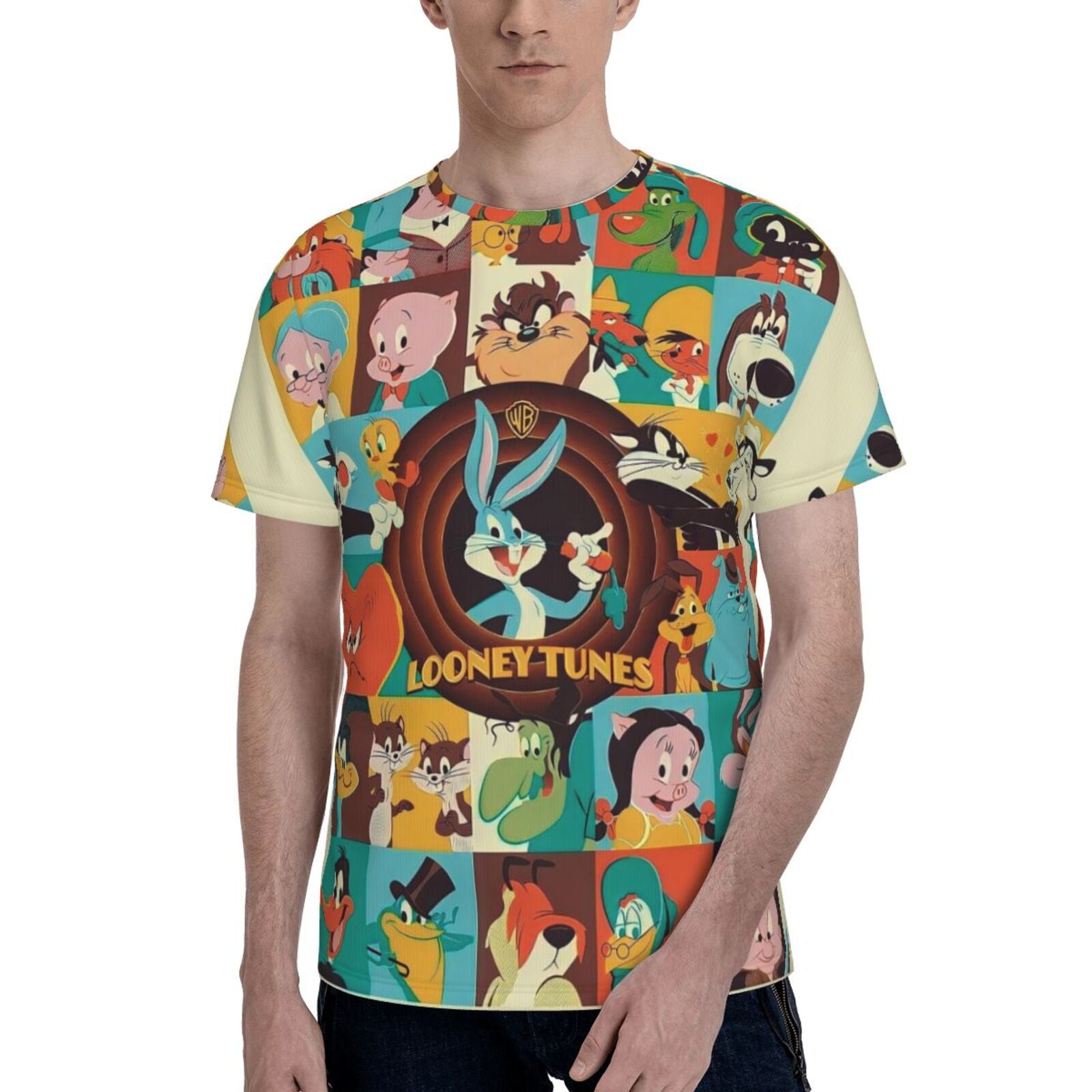 Looney Tunes Cartoons T-Shirts 3d Printed Short Sleeve Tee Shirt For ...