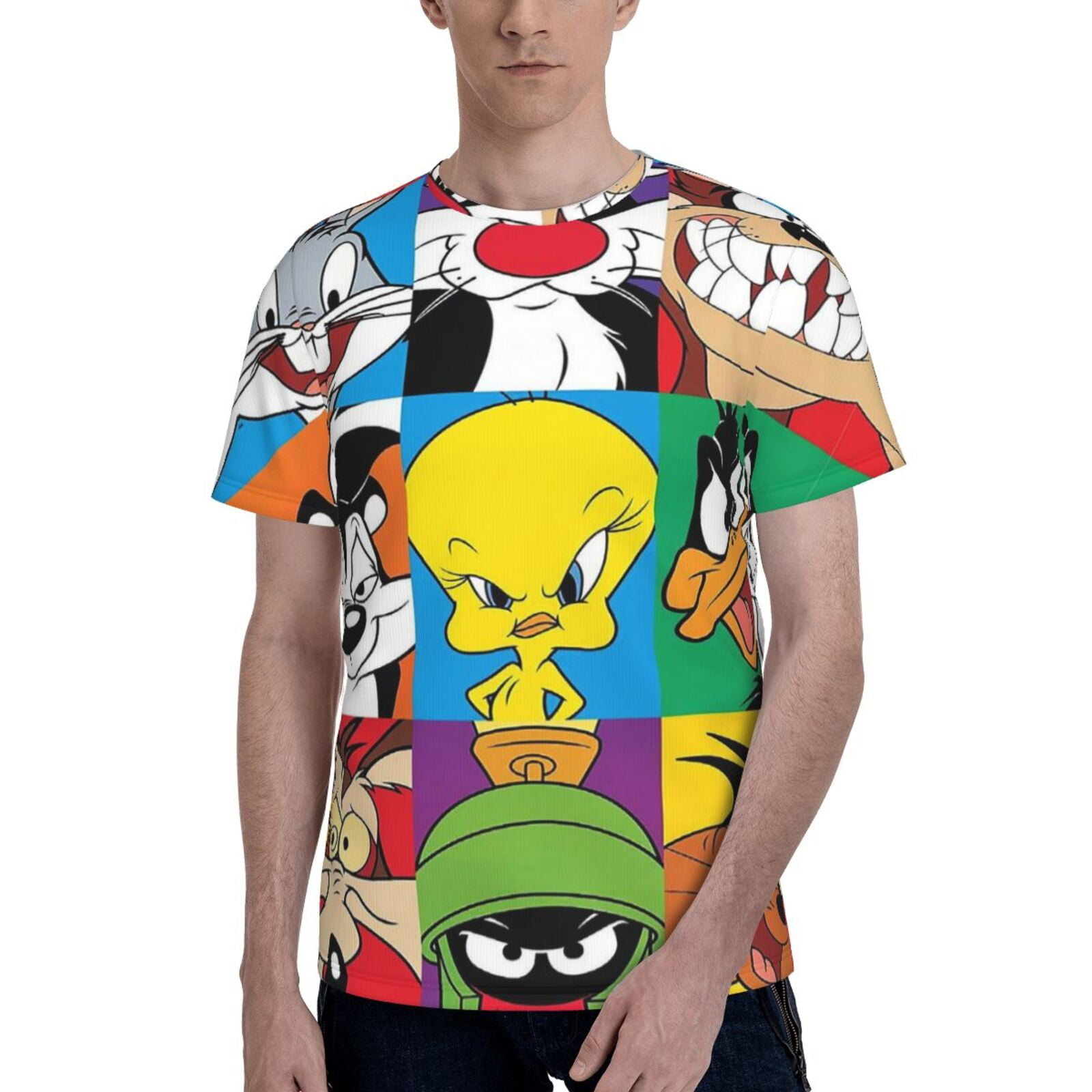 Looney Tunes Cartoons T-Shirts 3d Printed Short Sleeve Tee Shirt For ...
