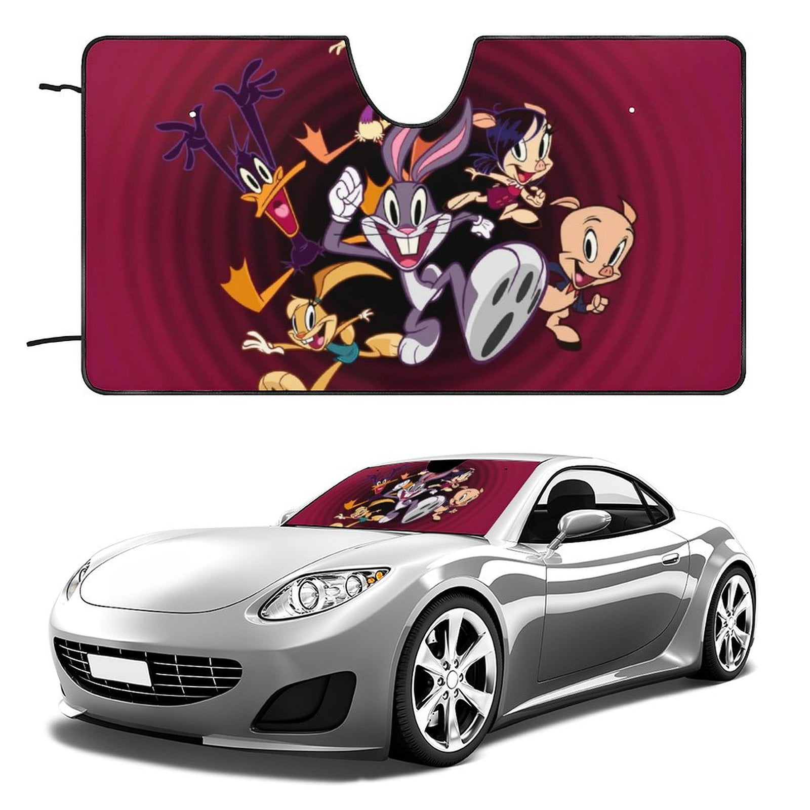 Looney Tunes Cartoons Windshield Sun Shade - Car Sun Shade Windshield ...