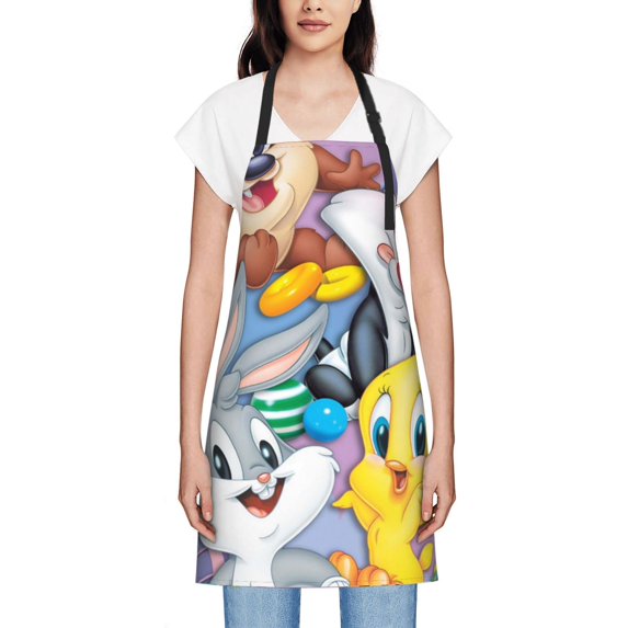 Looney Tunes Characters Waterproof Apron Home Decor For Kitchen/Cooking ...