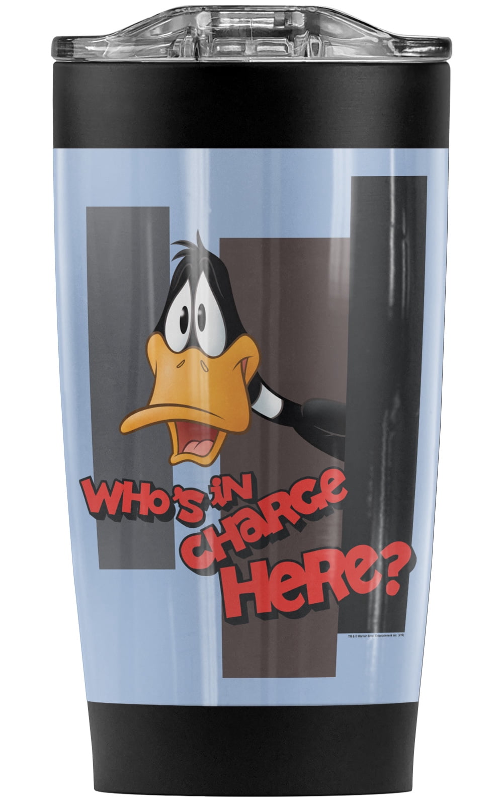 Looney Tunes Daffy Duck Who'S In Charge? Stainless Steel Tumbler 20 oz ...