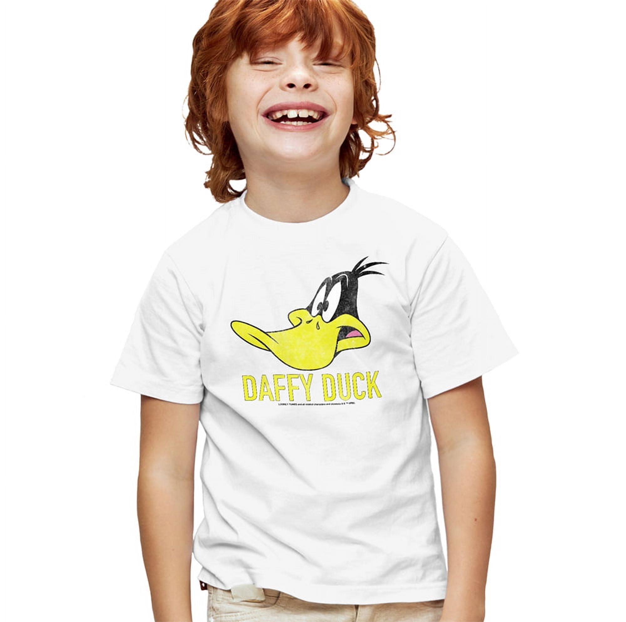 Looney Tunes Daffy Duck Kids T Shirt (Small) for Youth Toddler Boys and ...