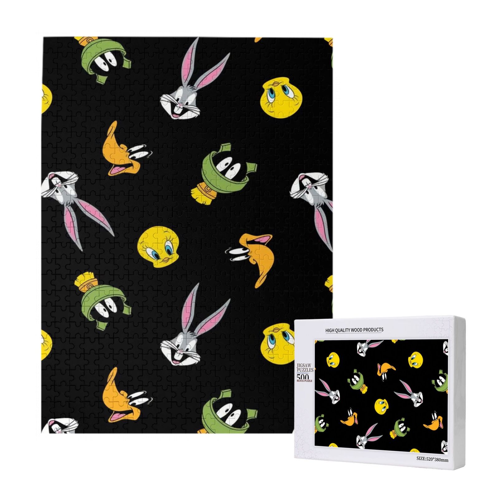 Looney Tunes Jigsaw Puzzle Interactive Brain Teaser Board Game for ...