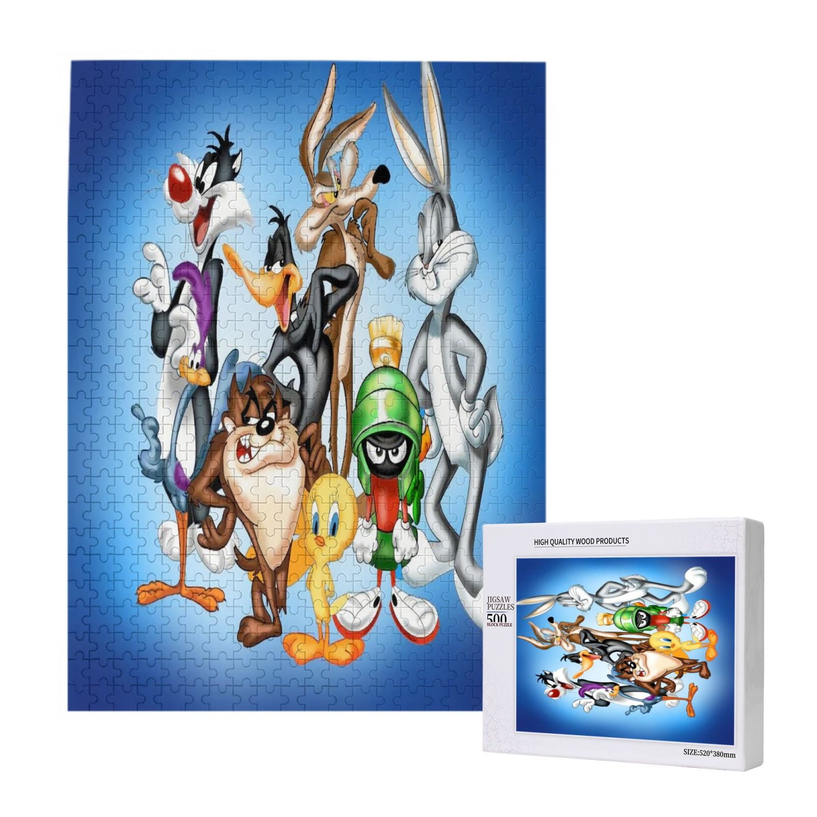 Looney Tunes Jigsaw Puzzle Interactive Brain Teaser Board Game for ...