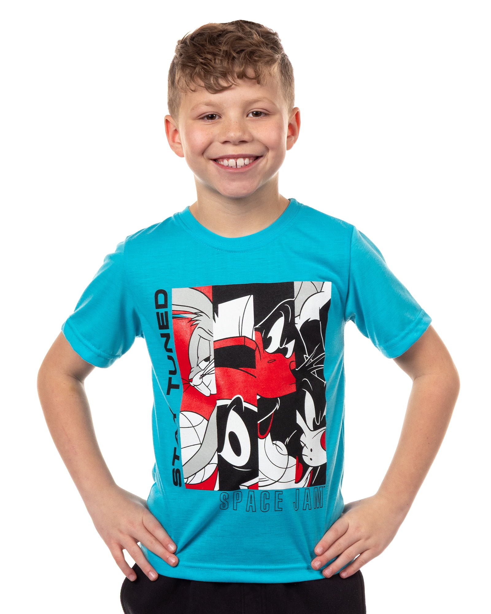 Looney Tunes Little Boy's Space Jam Stay Tuned Profile Portraits T ...