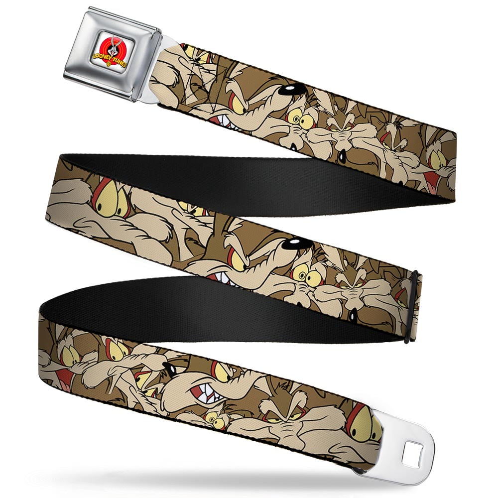 Looney Tunes Logo Full Color White Wile E. Coyote Expressions Stacked ...