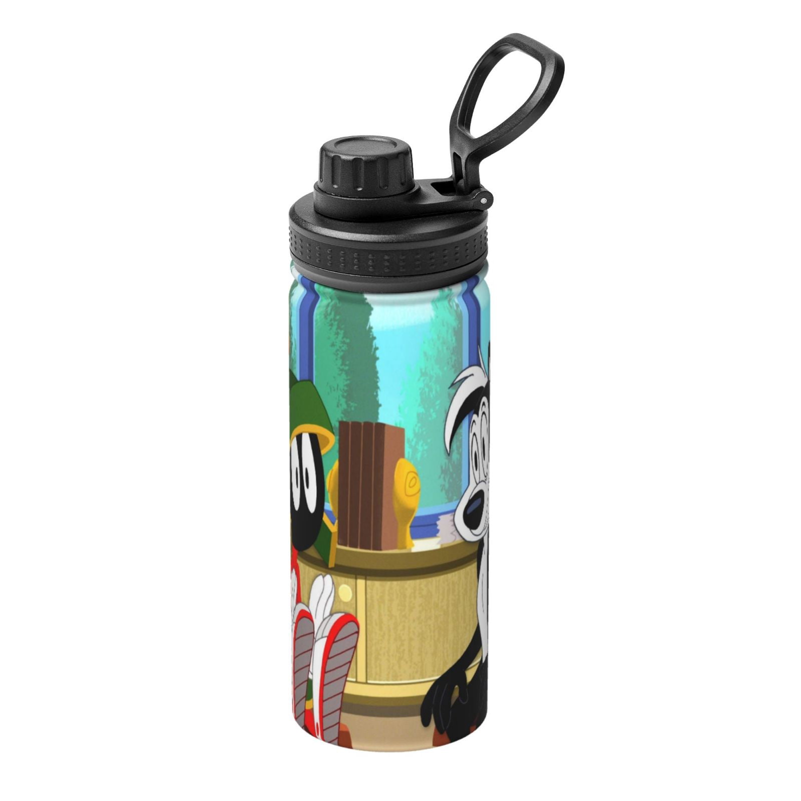 Looney Tunes Marvin the Martian 18oz Insulated Water Bottle with Handle ...
