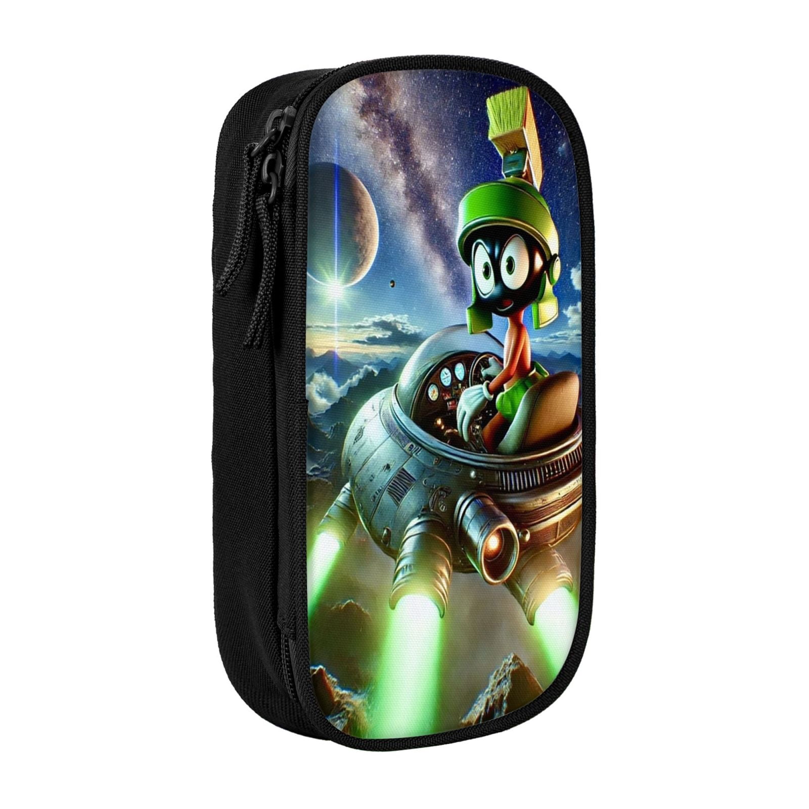 Looney Tunes Marvin the Martian Big Capacity Pencil Case, Aesthetic Pen ...
