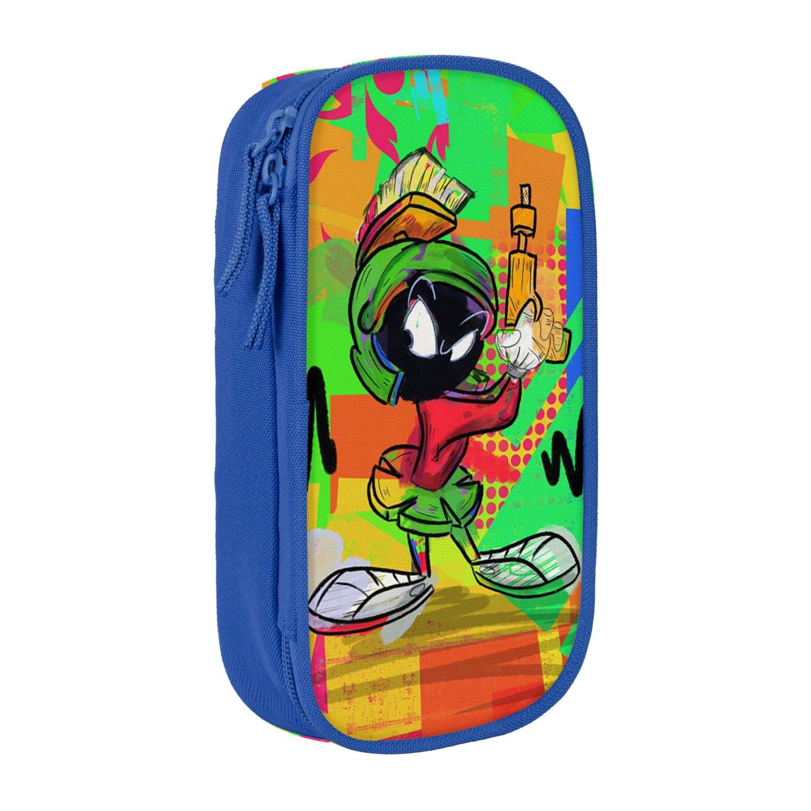 Looney Tunes Marvin the Martian Big Capacity Pencil Case, Aesthetic Pen ...
