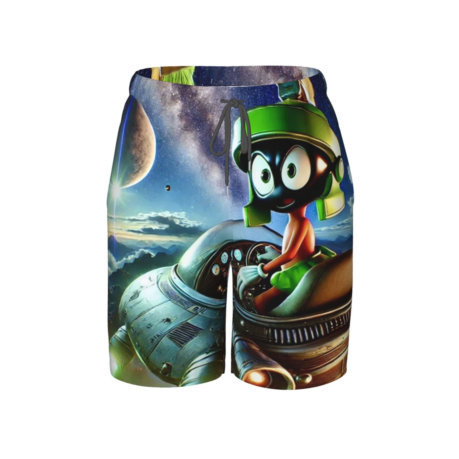 Looney Tunes Marvin The Martian Boys Swim Trunks Quick Dry Swim Shorts ...