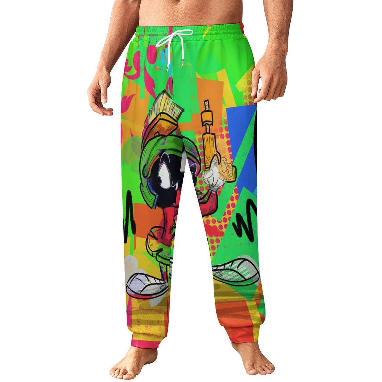 Looney Tunes Marvin The Martian Men's Athletic Joggers Stretch ...