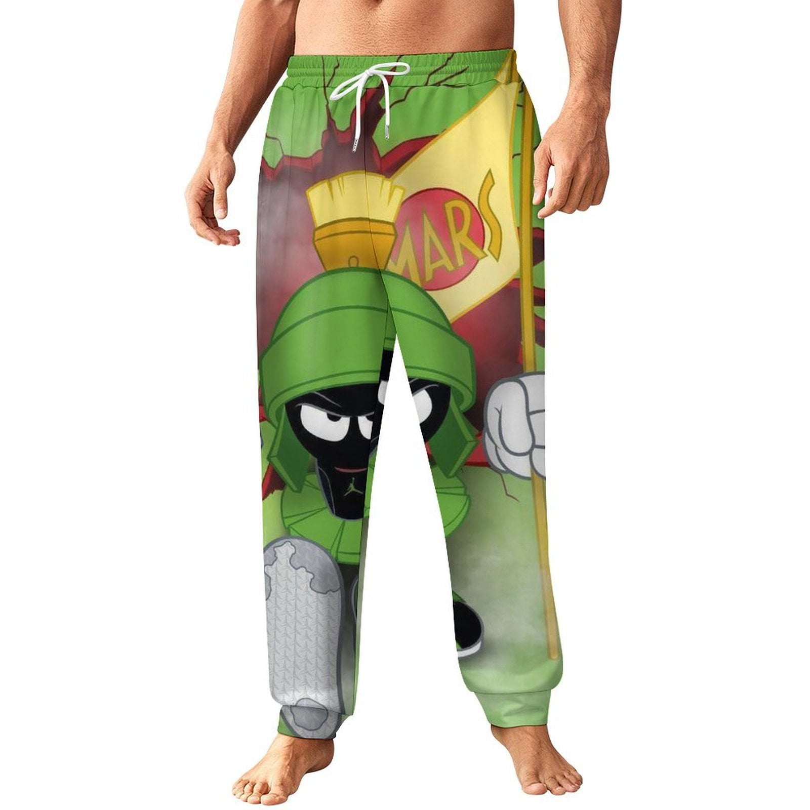 Looney Tunes Marvin The Martian Men's Athletic Joggers Stretch ...