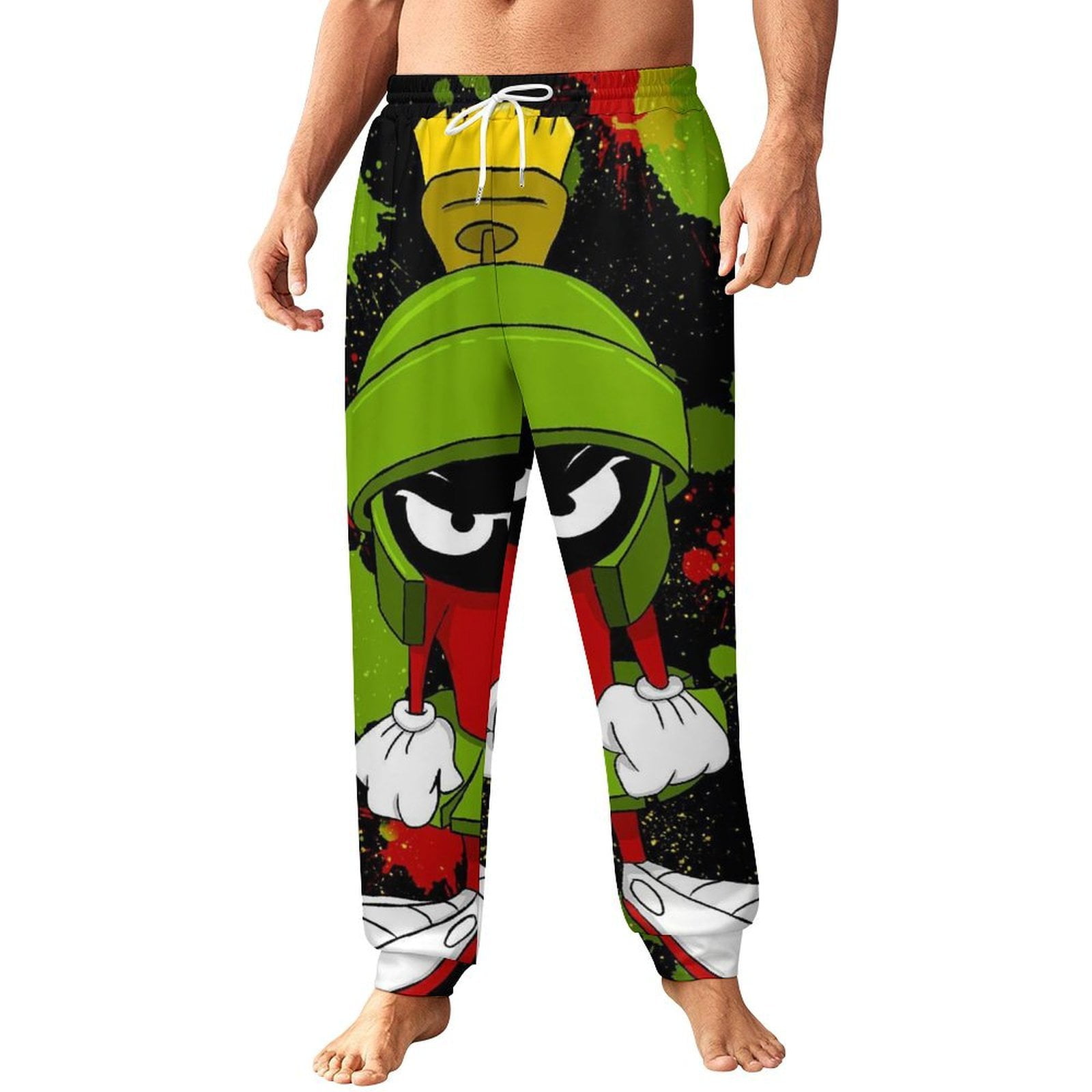 Looney Tunes Marvin The Martian Men's Athletic Joggers Stretch ...