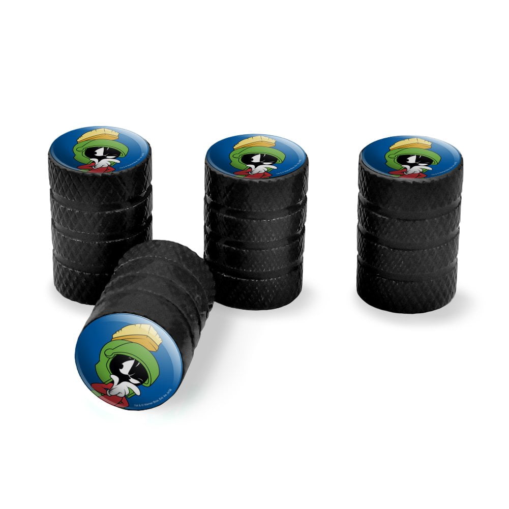 Looney Tunes Marvin The Martian Tire Rim Wheel Aluminum Valve Stem Caps ...