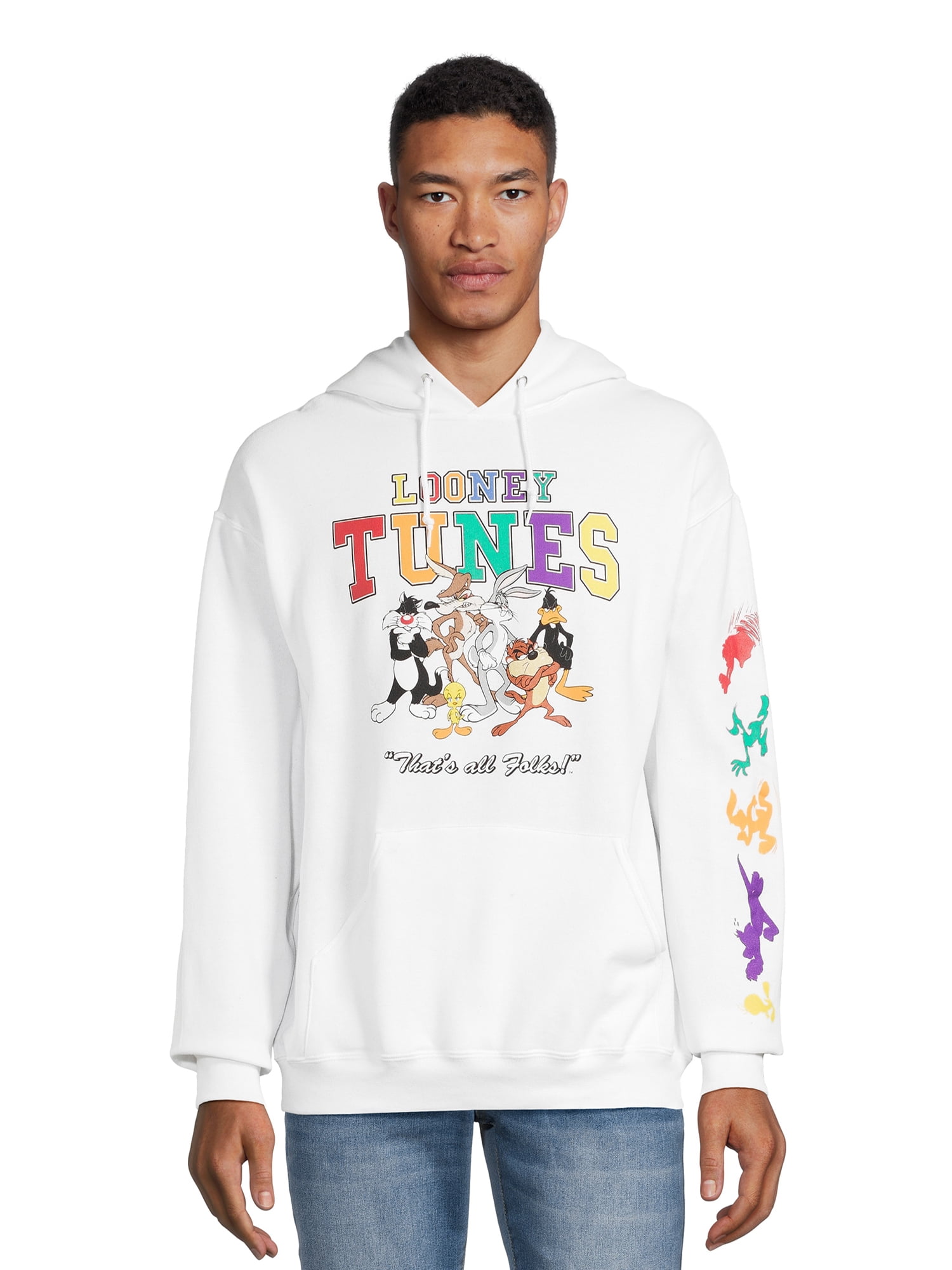 Looney Tunes Men's & Big Men's Hoodie Sweatshirt, Sizes S-3XL - Walmart.com