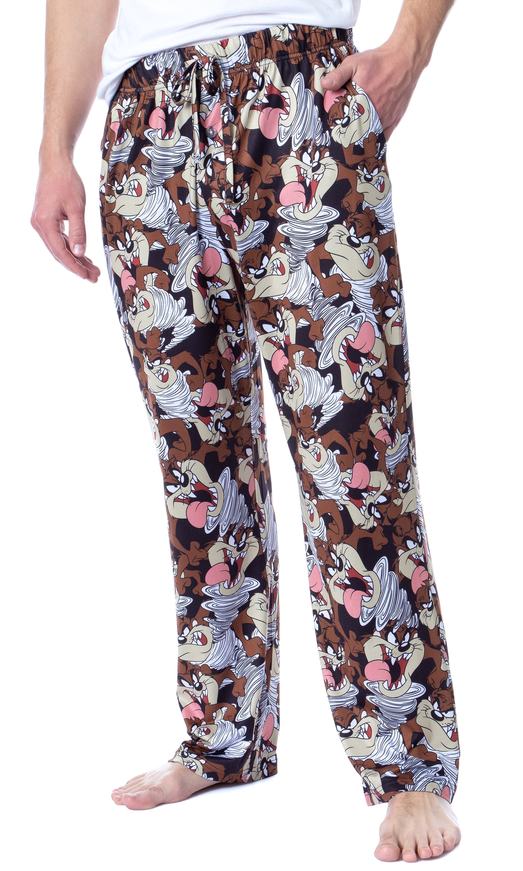 Looney Tunes Men's Taz Graphic Print Sleep Pajama Pants - Walmart.com