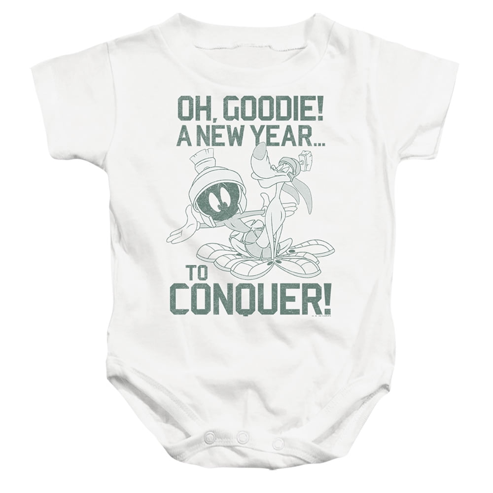 Looney Tunes New Year To Conquer Marvin the Martian Unisex Infant Snap ...