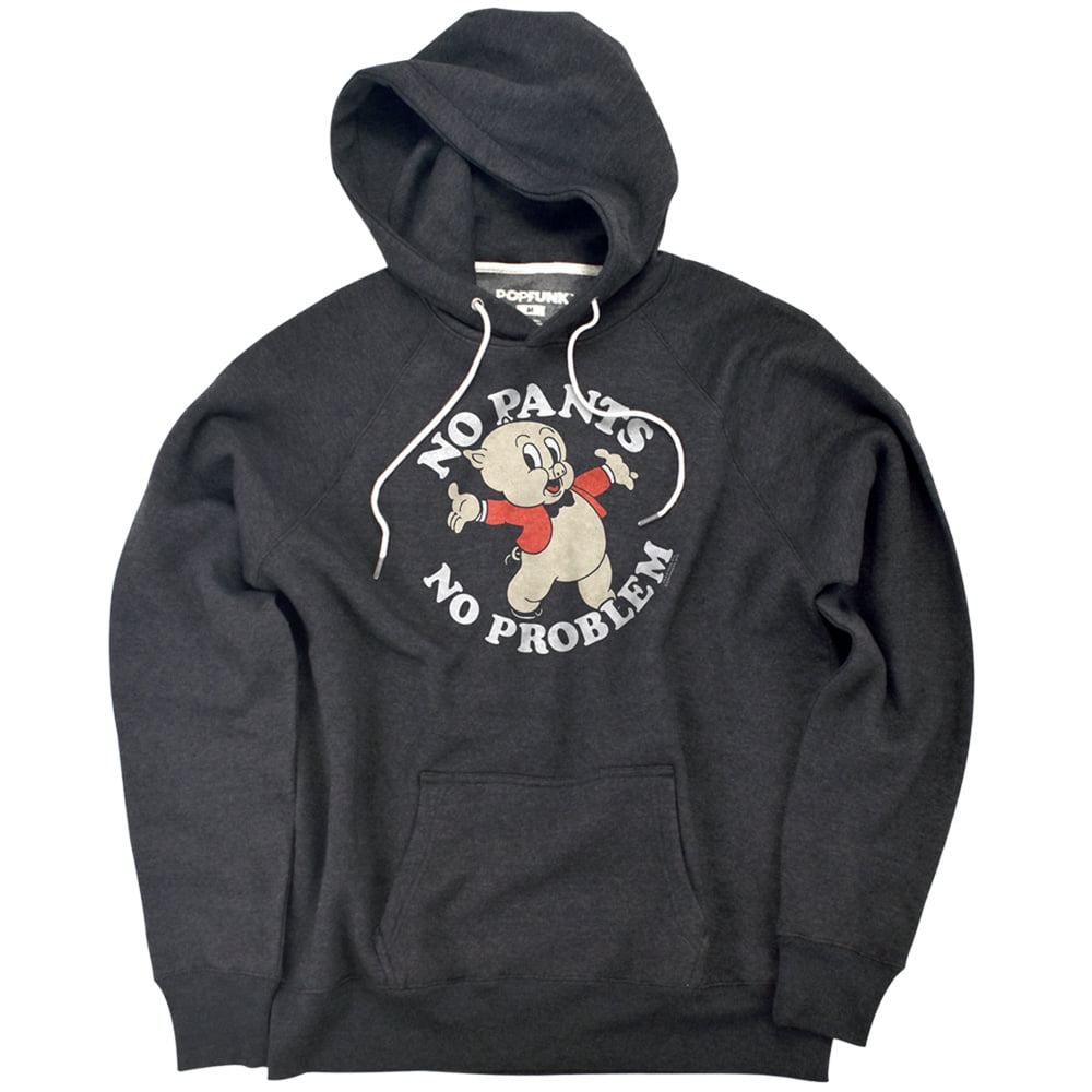 Looney Tunes No Pants Unisex Adult Slim Fit Pull-Over Heather Hoodie ...