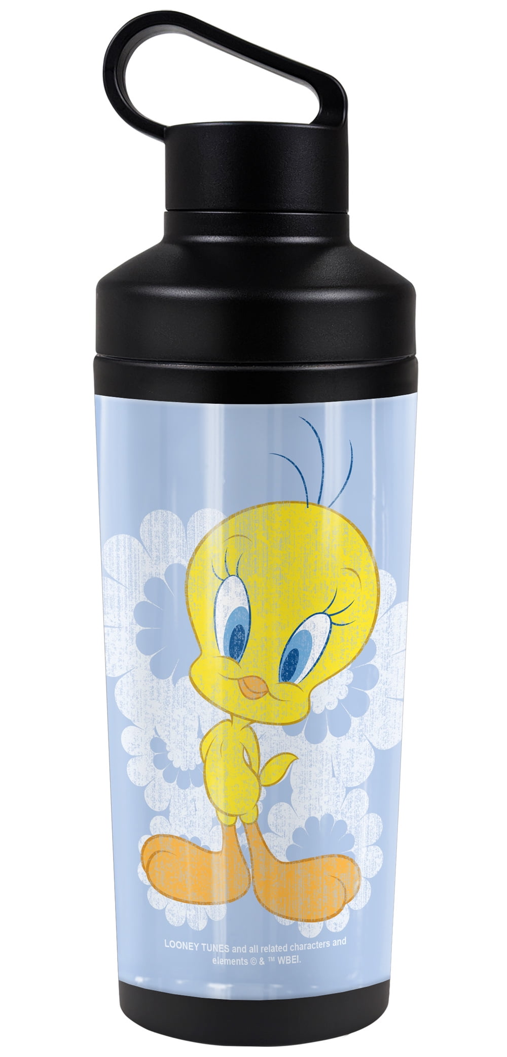 Looney Tunes Official Retro Tweety 18 oz Insulated Water Bottle, Leak ...